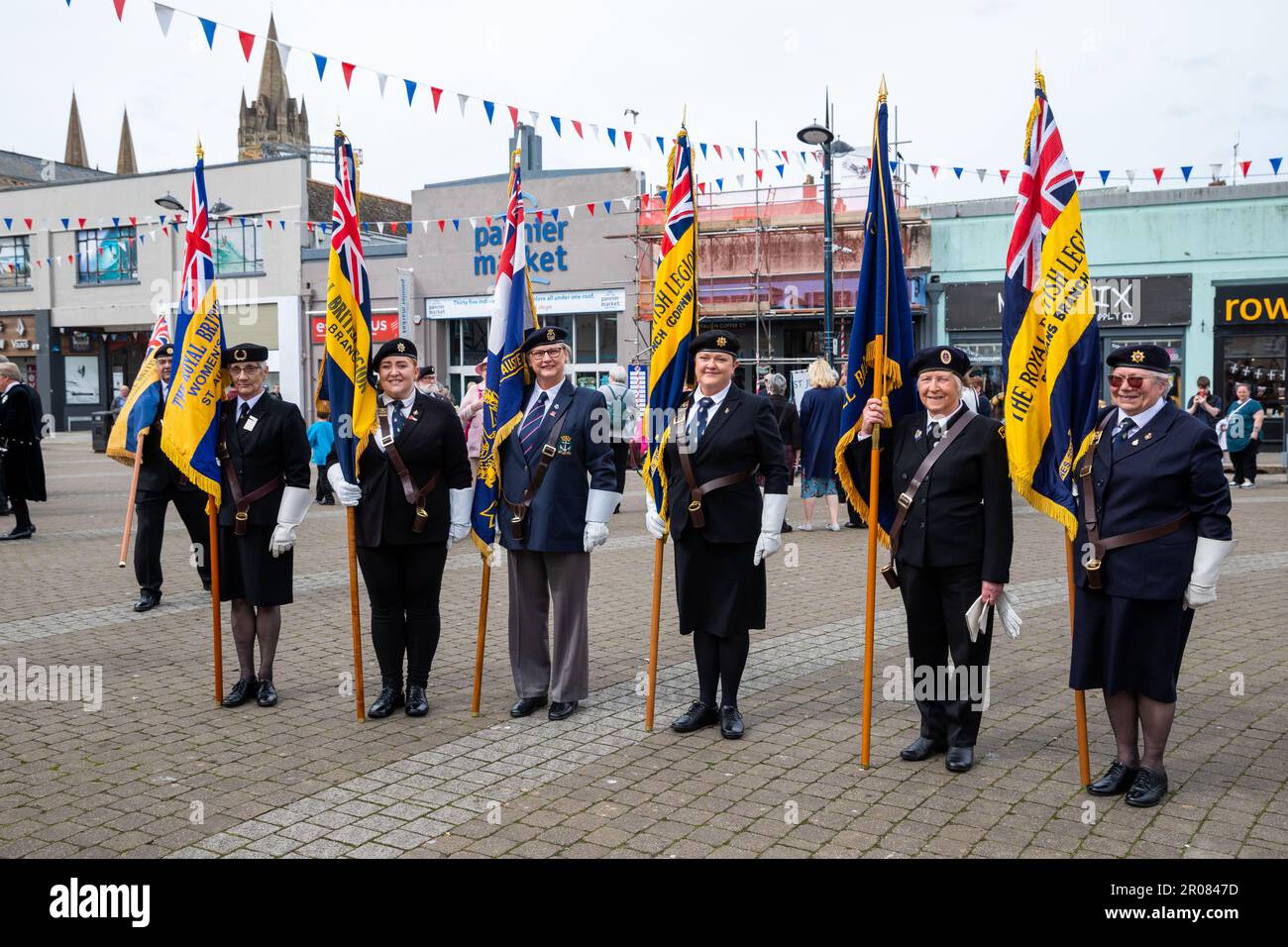 Truro,Cornwall,7th May 2023,A Coronation Parade took place in Truro ...