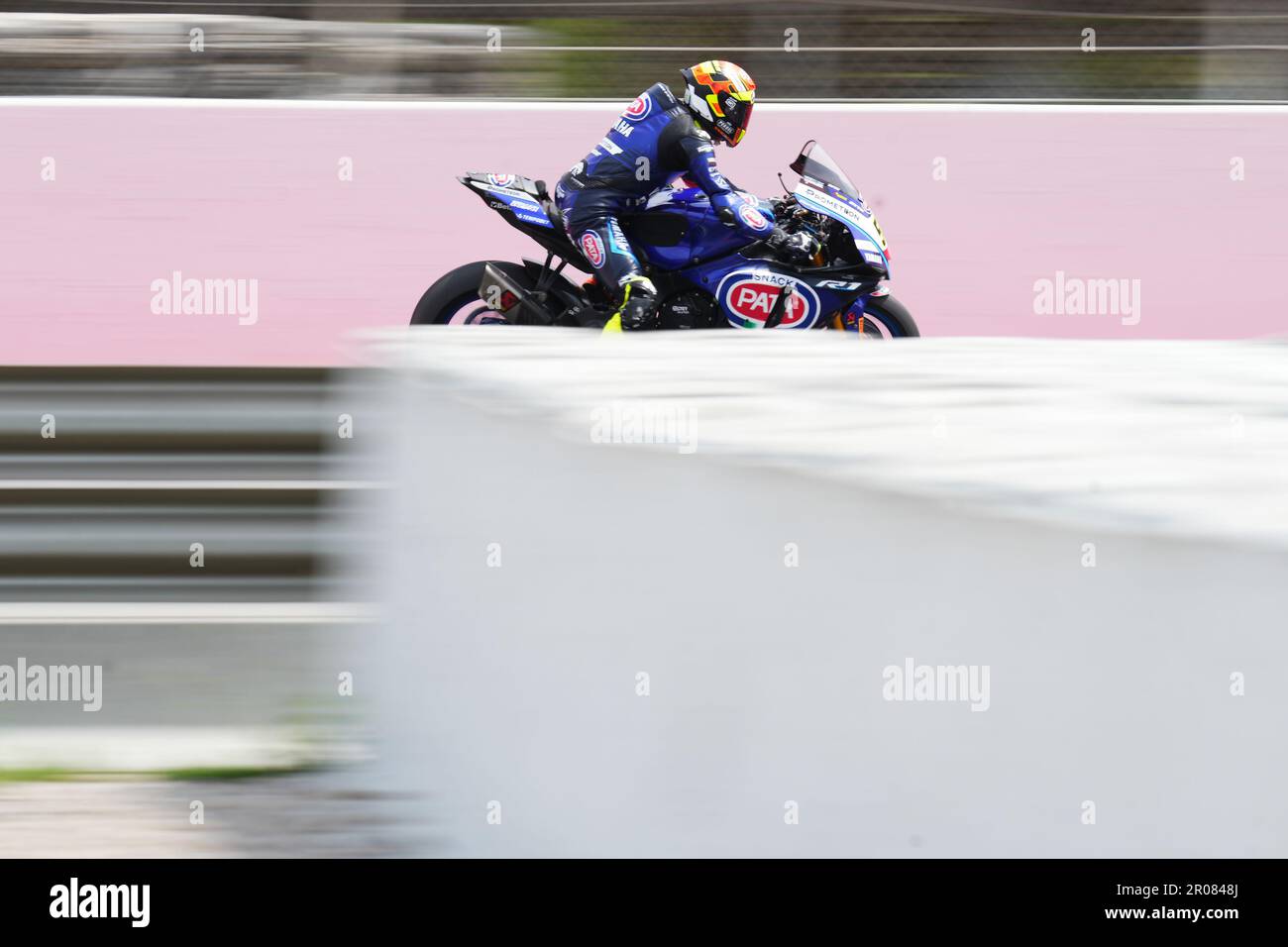 Andrea Locatelli ITA Yamaha (YZF) R1 Pata Yamaha Prometeon WorldSBK during the SBK FIM Superbike ...