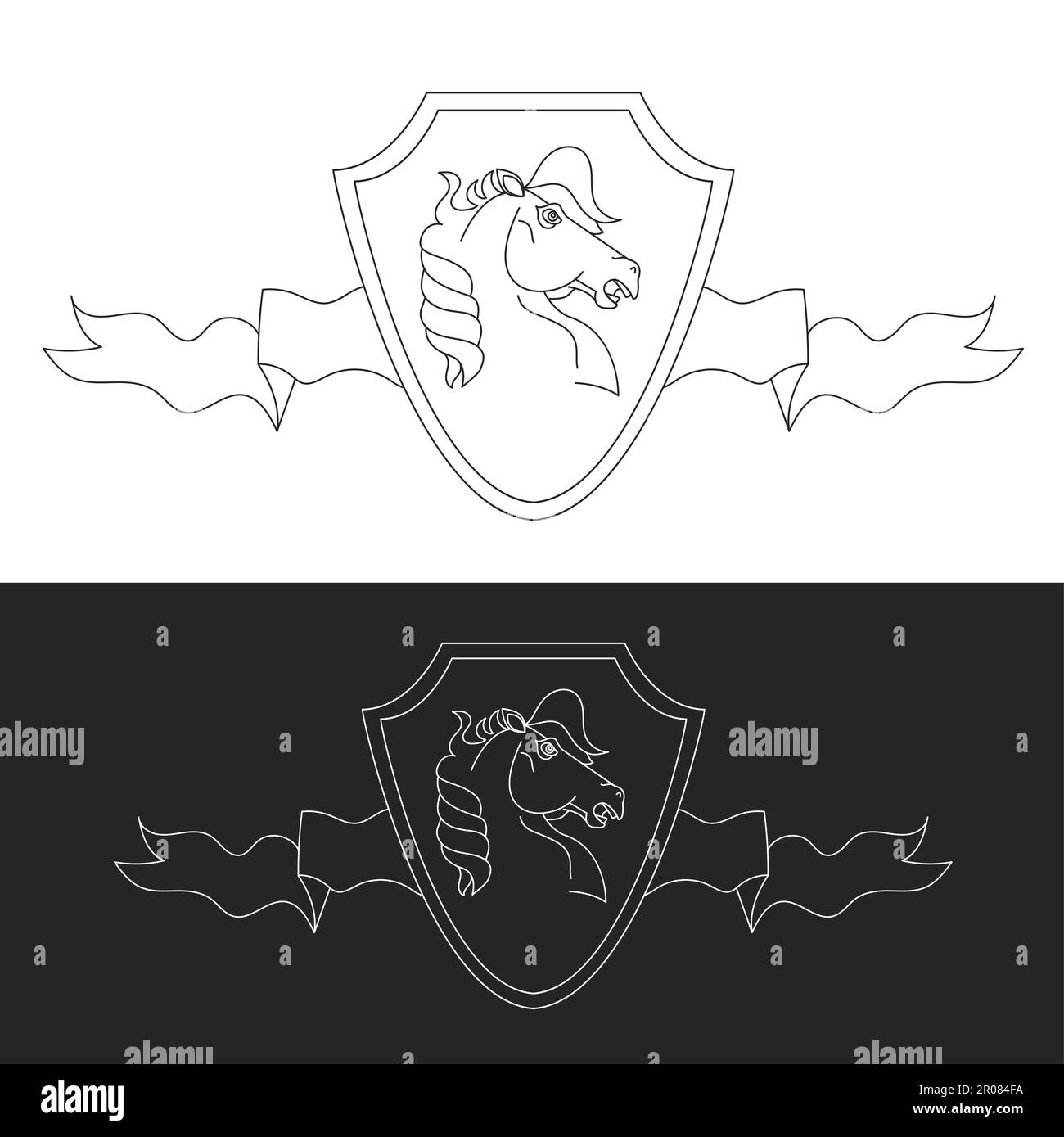 Hackney horse Stock Vector Images - Alamy