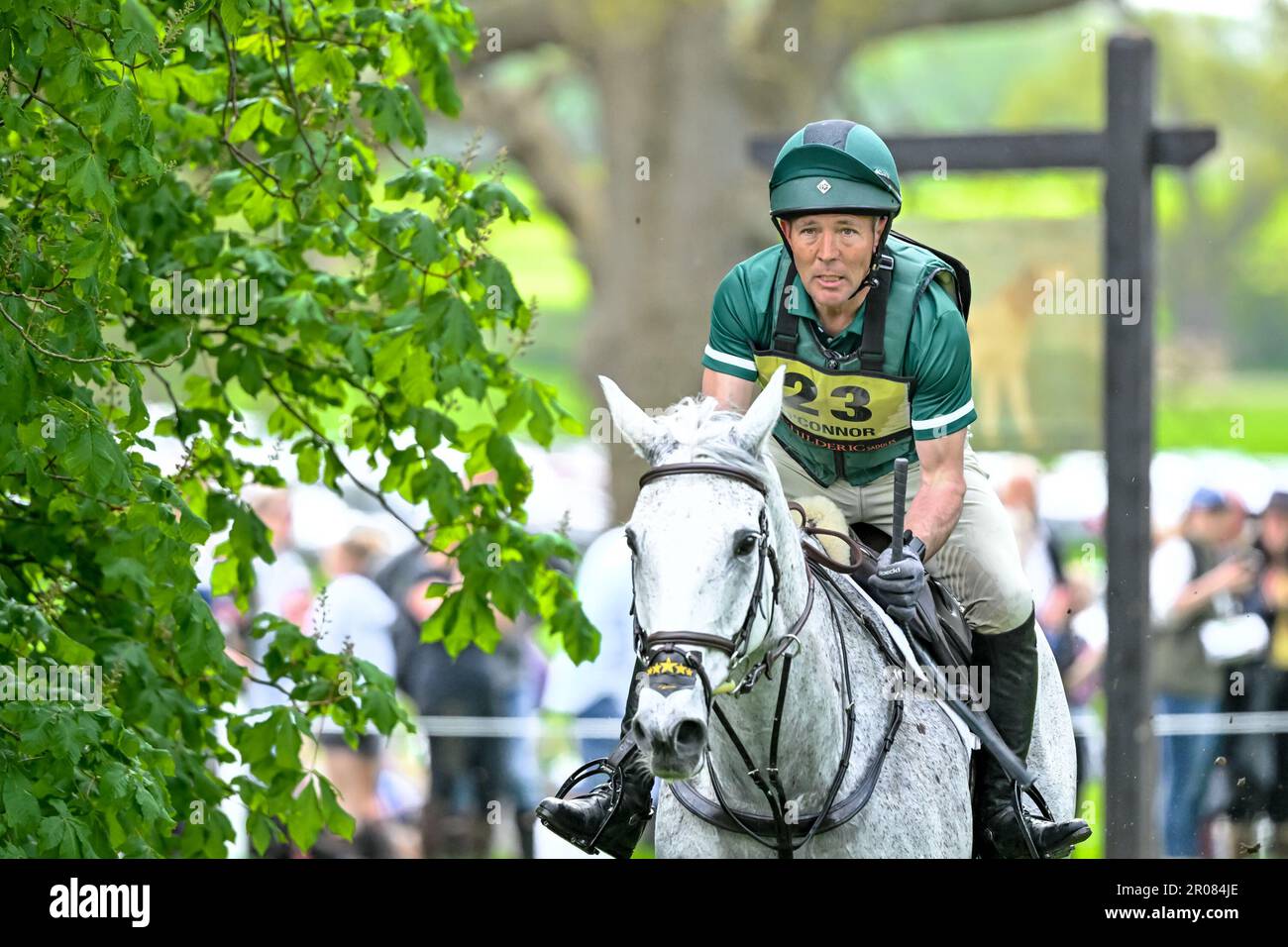 Austin O'Connor riding Colorado Blue in the Cross Country at Badminton ...