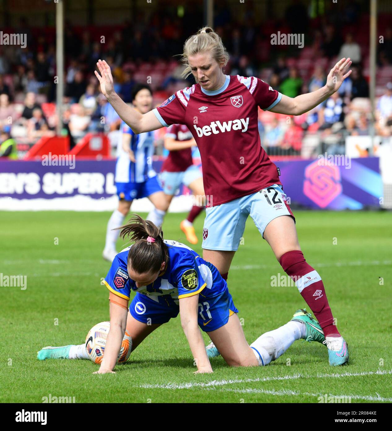 Crawley, UK. 07th May, 2023. Elisabeth Terland of Brighton and Hove ...