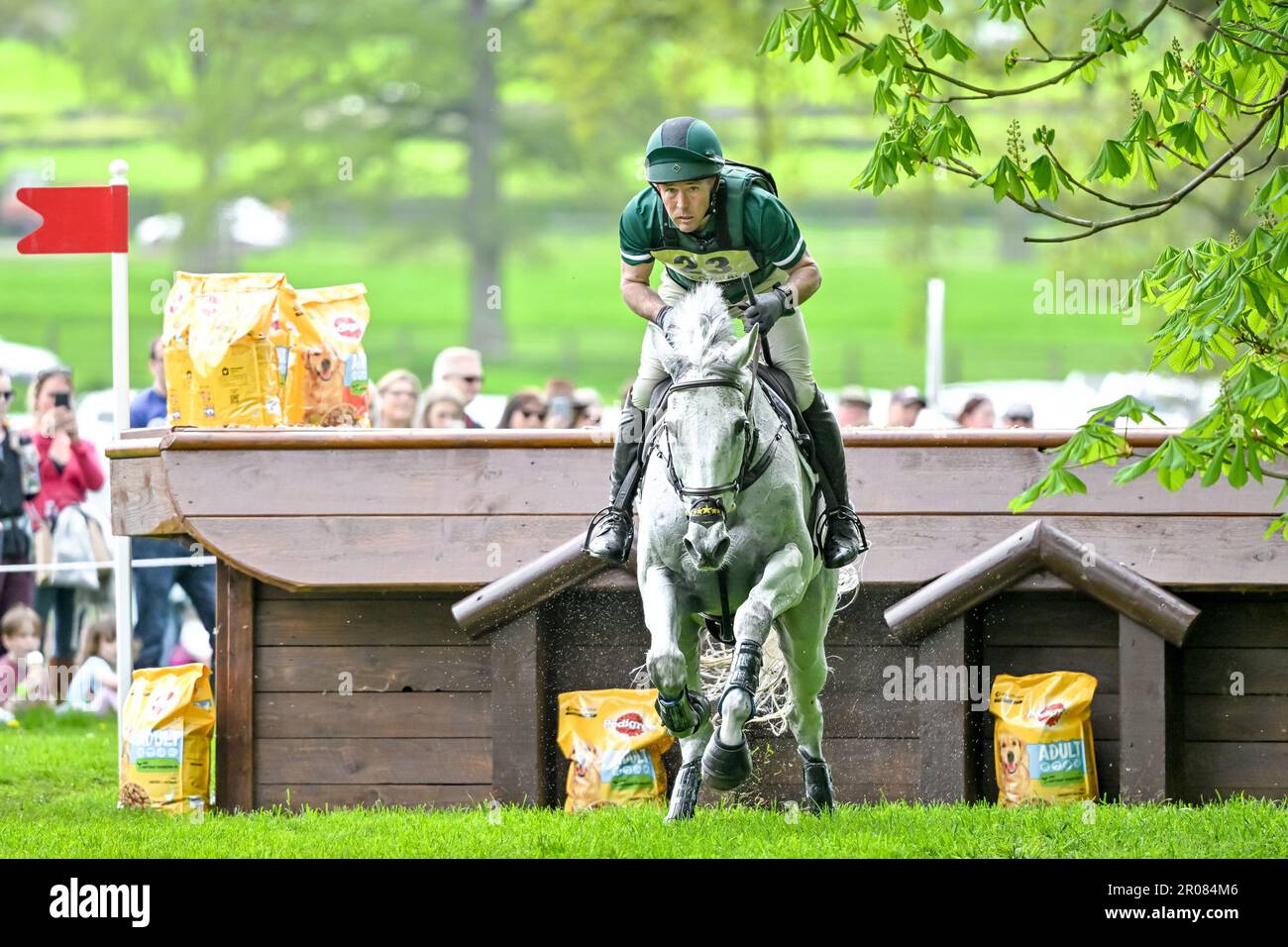 Austin O'Connor riding Colorado Blue in the Cross Country at Badminton ...