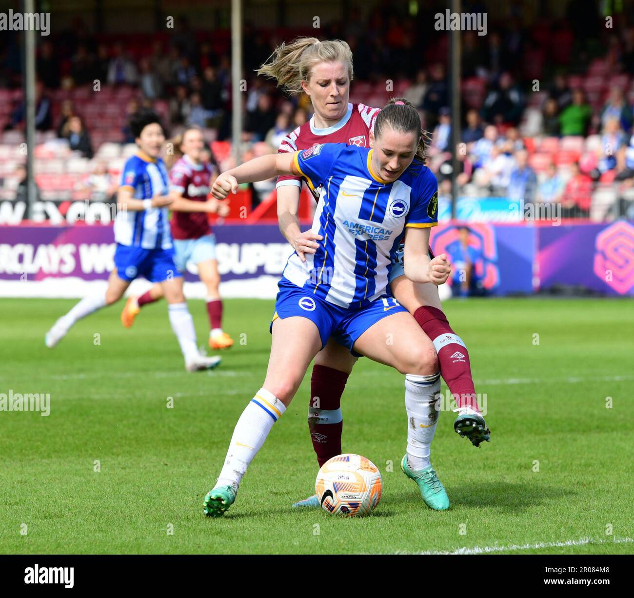 Crawley, UK. 07th May, 2023. Elisabeth Terland of Brighton and Hove ...