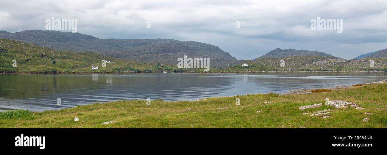 Loch Stockinish Panorama, Harris, Isle of Harris, Hebrides, Outer ...