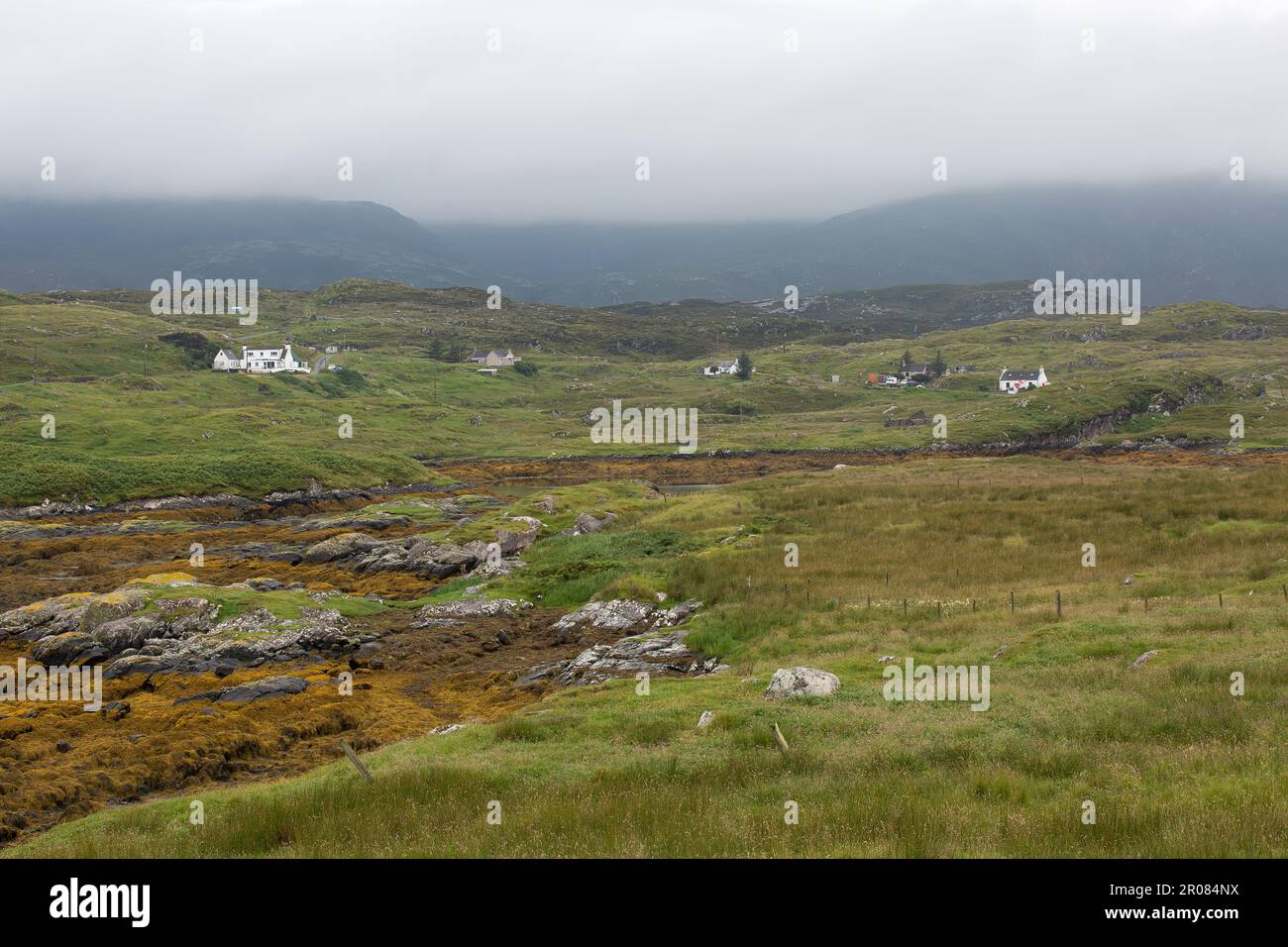 The Scattered Village of Finsbay, Harris, Isle of Harris, Hebrides ...
