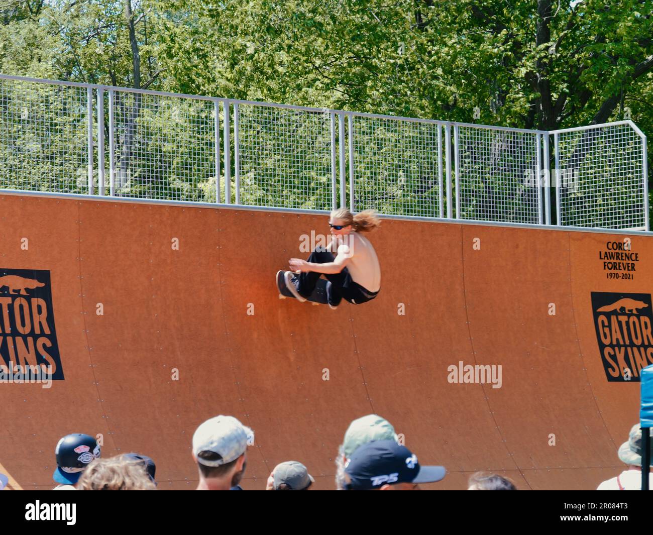 Lawrence, Kansas - May 6, 2023: Corey Lawrence Memorial Vert Ramp ...