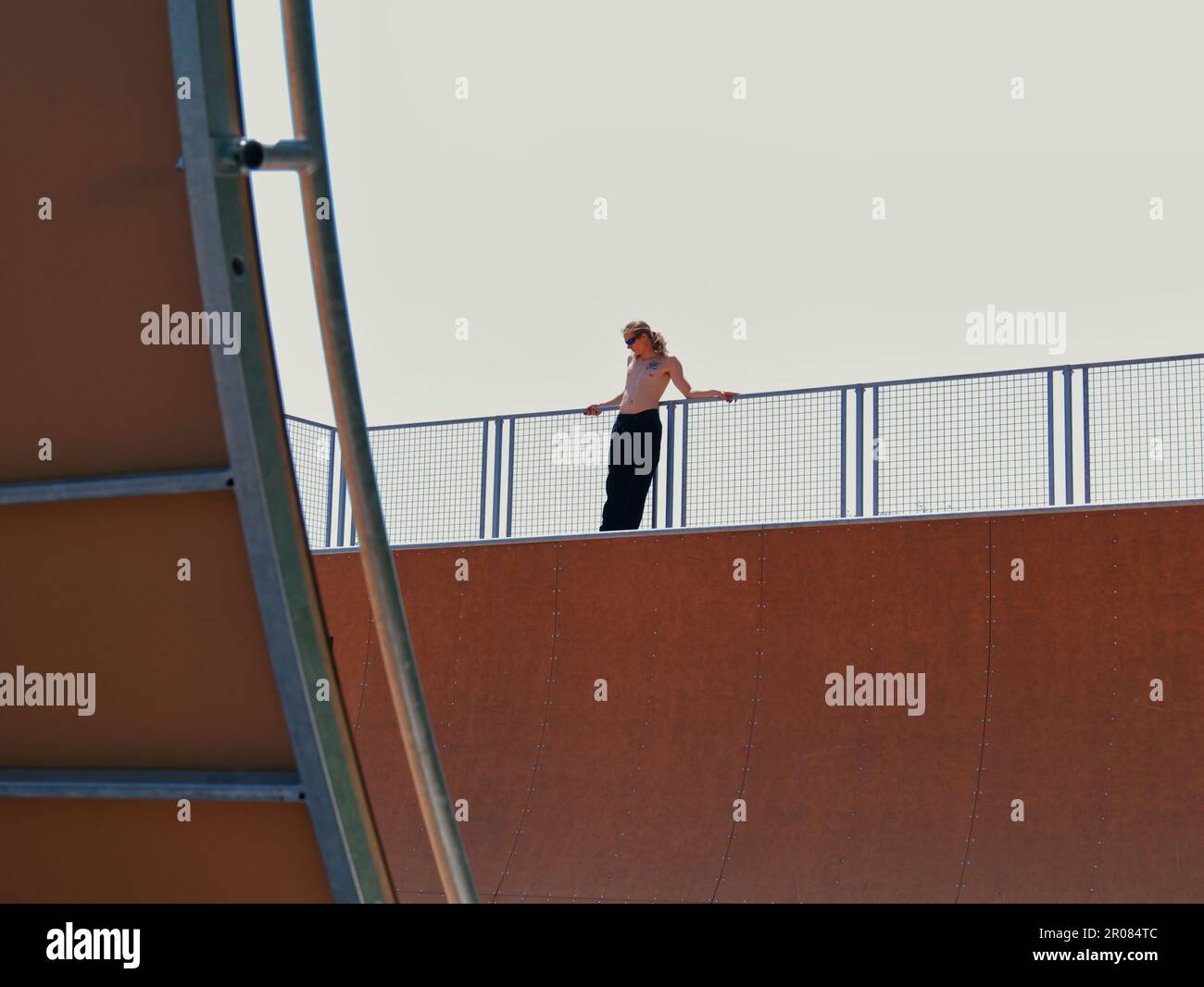 Lawrence, Kansas - May 6, 2023: Corey Lawrence Memorial Vert Ramp ...