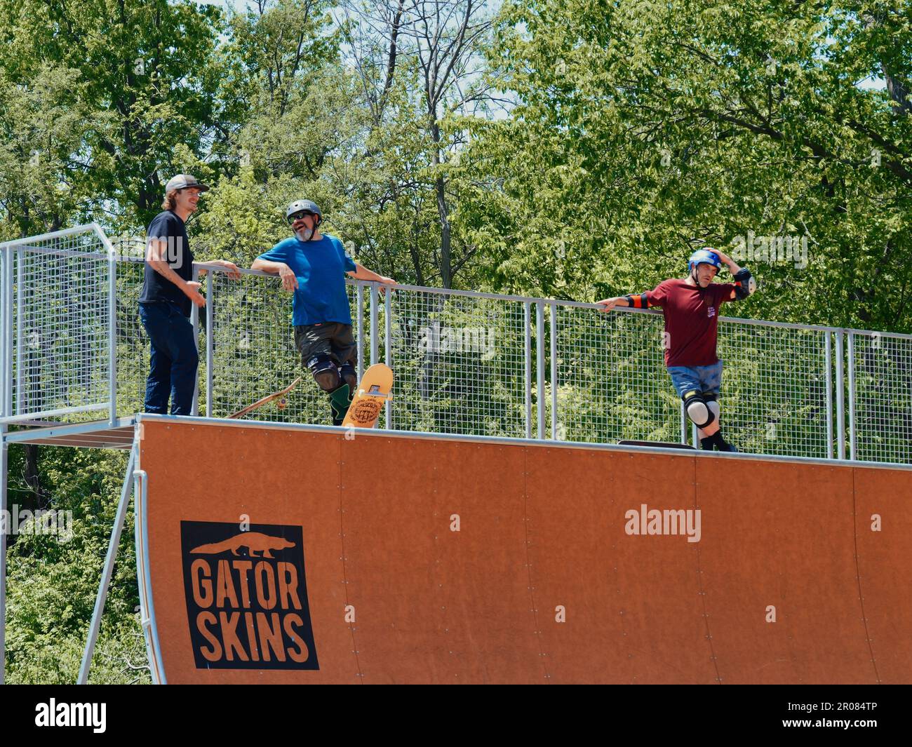Lawrence, Kansas - May 6, 2023: Corey Lawrence Memorial Vert Ramp ...