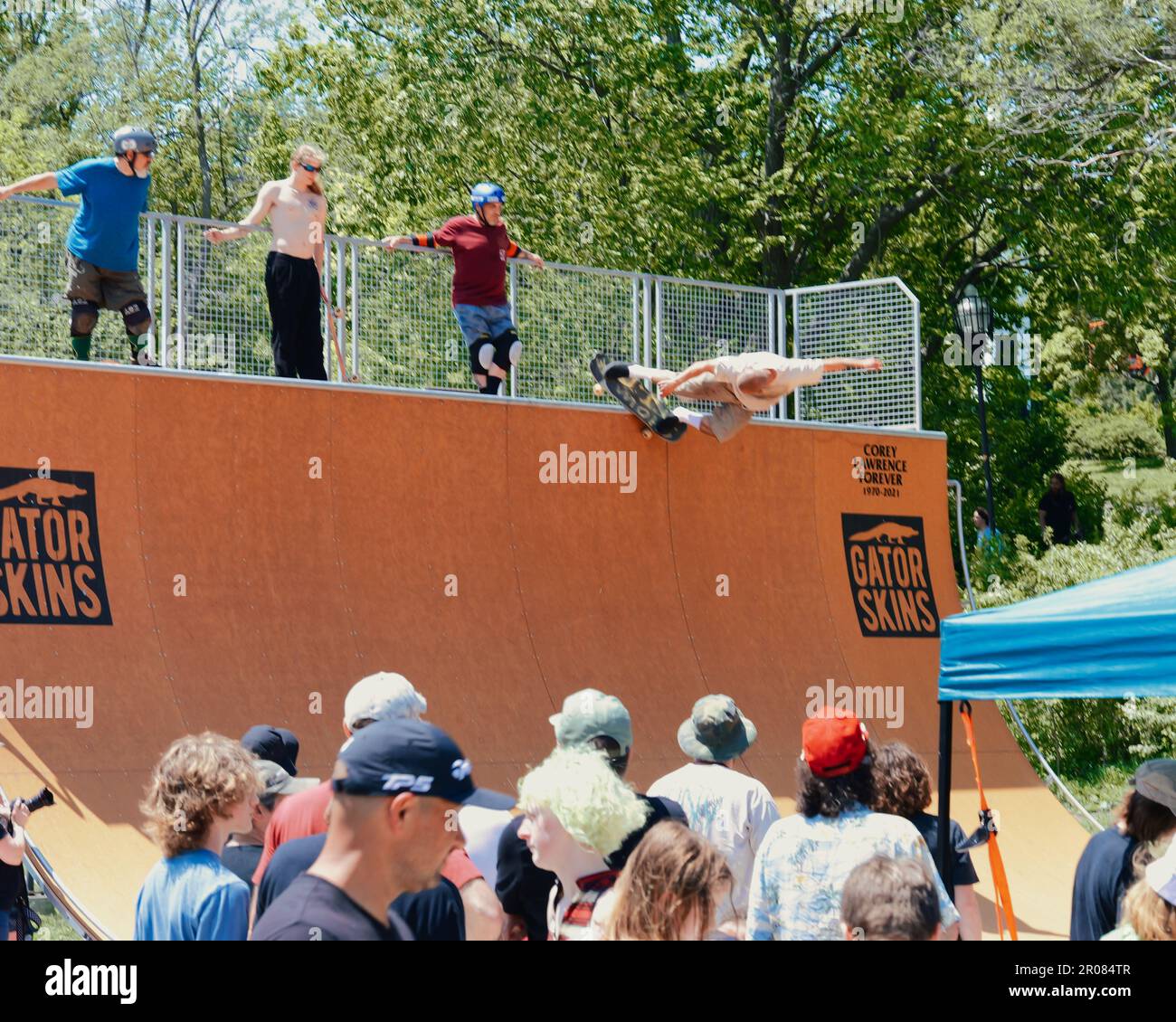 Lawrence, Kansas - May 6, 2023: Corey Lawrence Memorial Vert Ramp ...