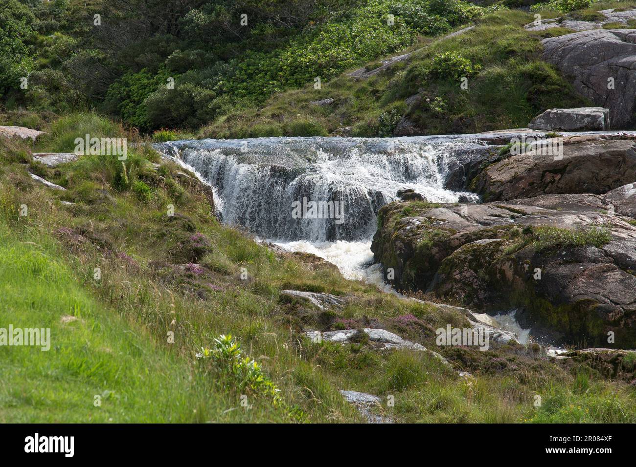 Beautiful Foss at Amhuinnsuidhe Castle, Harris, Isle of Harris ...