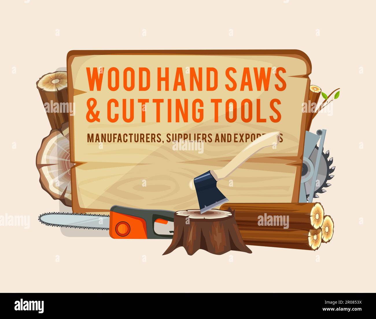 Craft wood products Stock Vector Images - Alamy