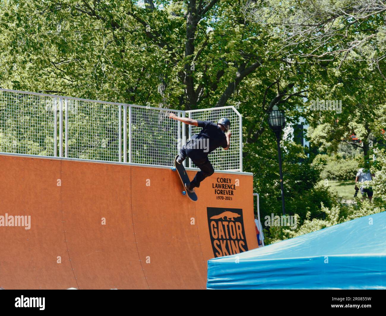 Lawrence, Kansas - May 6, 2023: Corey Lawrence Memorial Vert Ramp ...