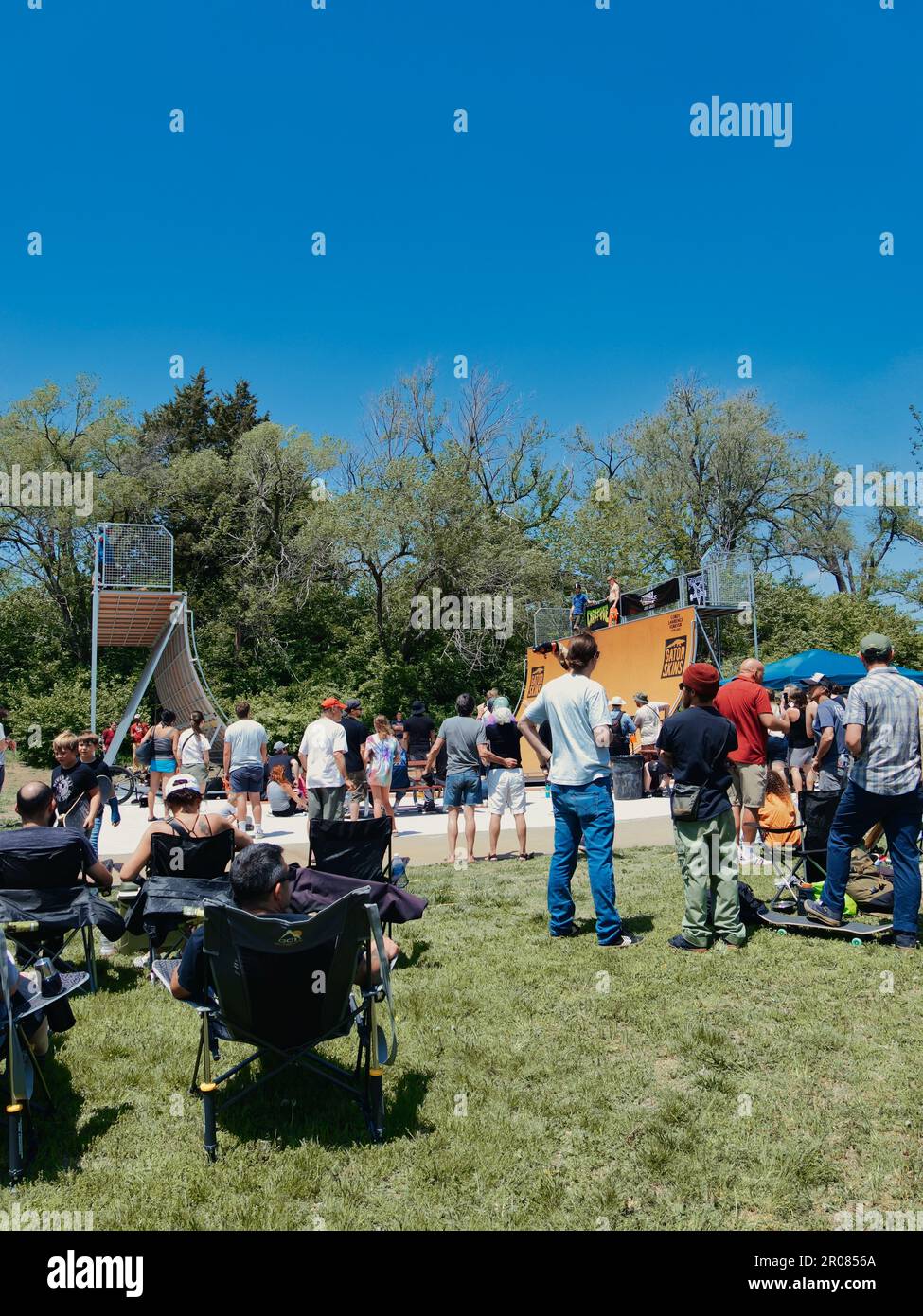 Lawrence, Kansas - May 6, 2023: Corey Lawrence Memorial Vert Ramp ...