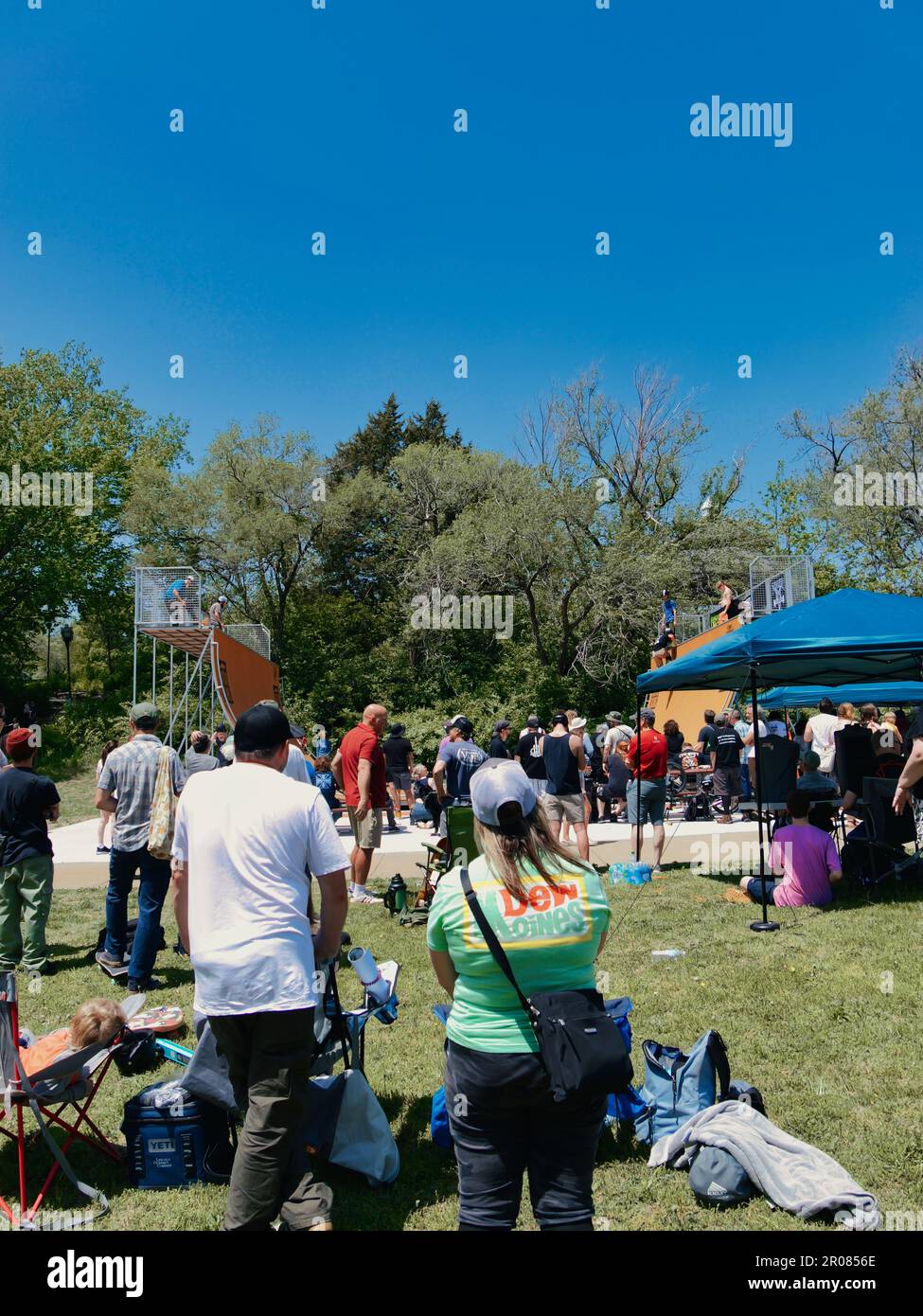 Lawrence, Kansas - May 6, 2023: Corey Lawrence Memorial Vert Ramp ...