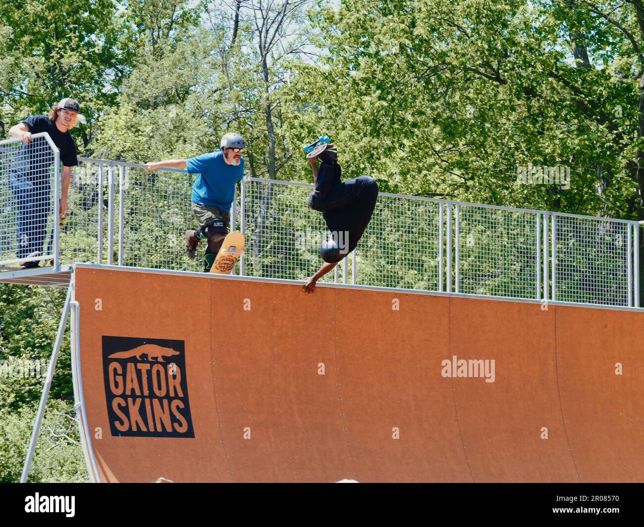 Lawrence, Kansas - May 6, 2023: Corey Lawrence Memorial Vert Ramp ...