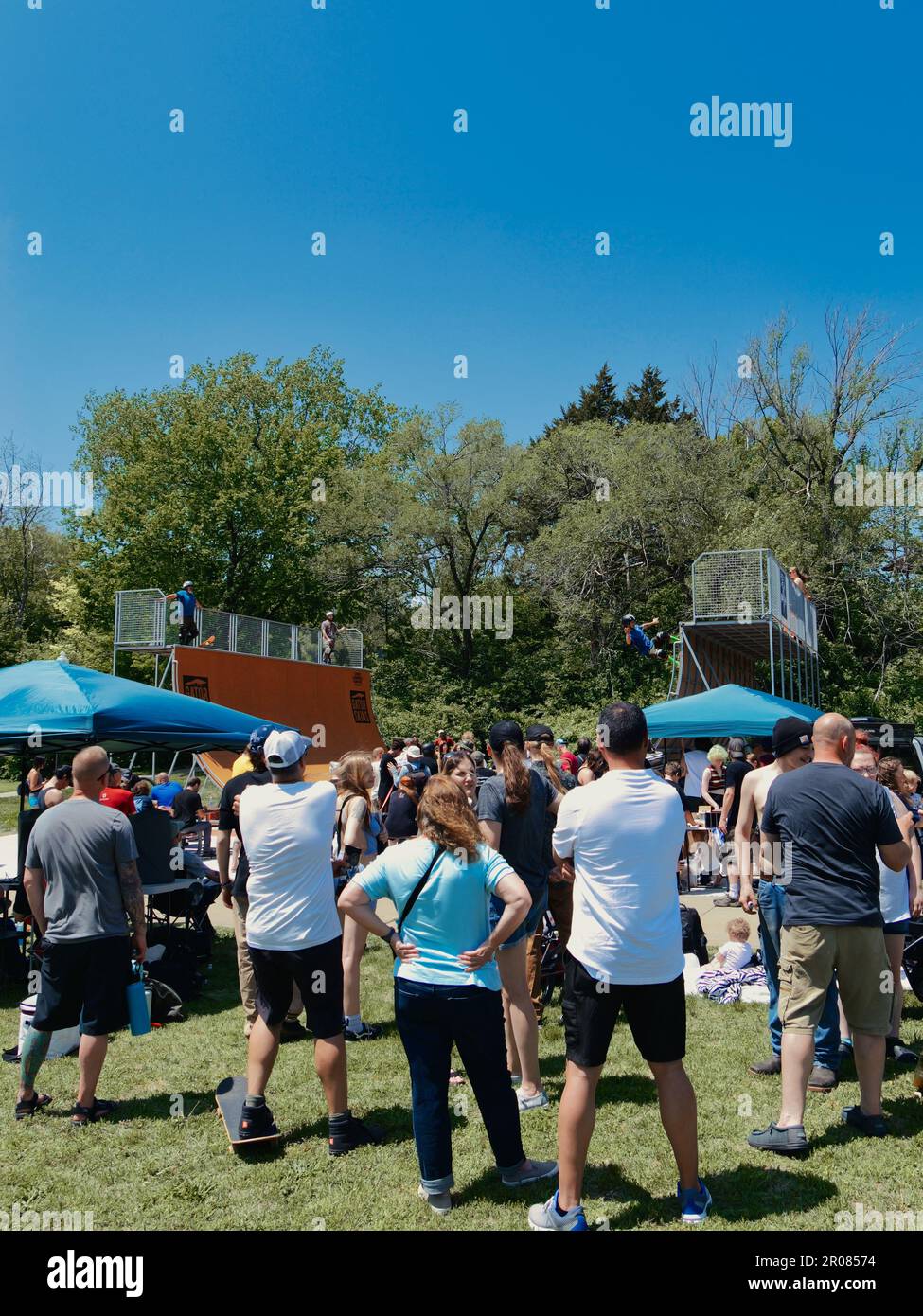 Lawrence, Kansas - May 6, 2023: Corey Lawrence Memorial Vert Ramp ...
