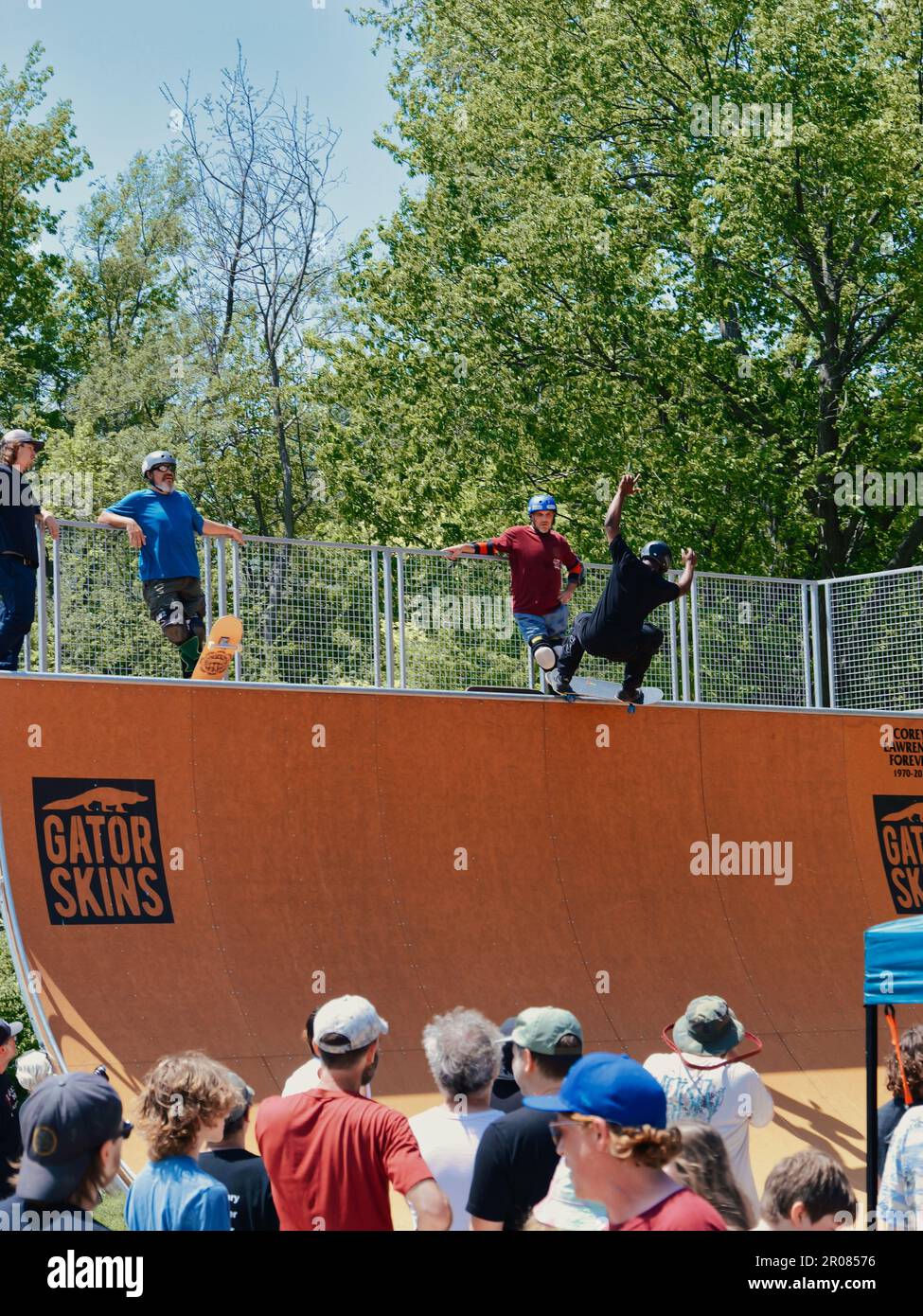 Lawrence, Kansas - May 6, 2023: Corey Lawrence Memorial Vert Ramp ...