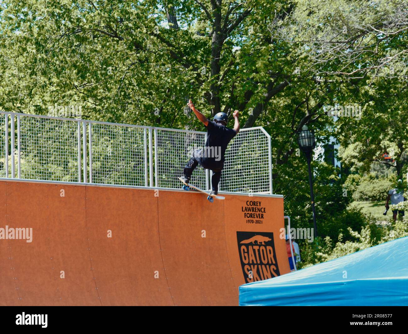 Lawrence, Kansas - May 6, 2023: Corey Lawrence Memorial Vert Ramp ...