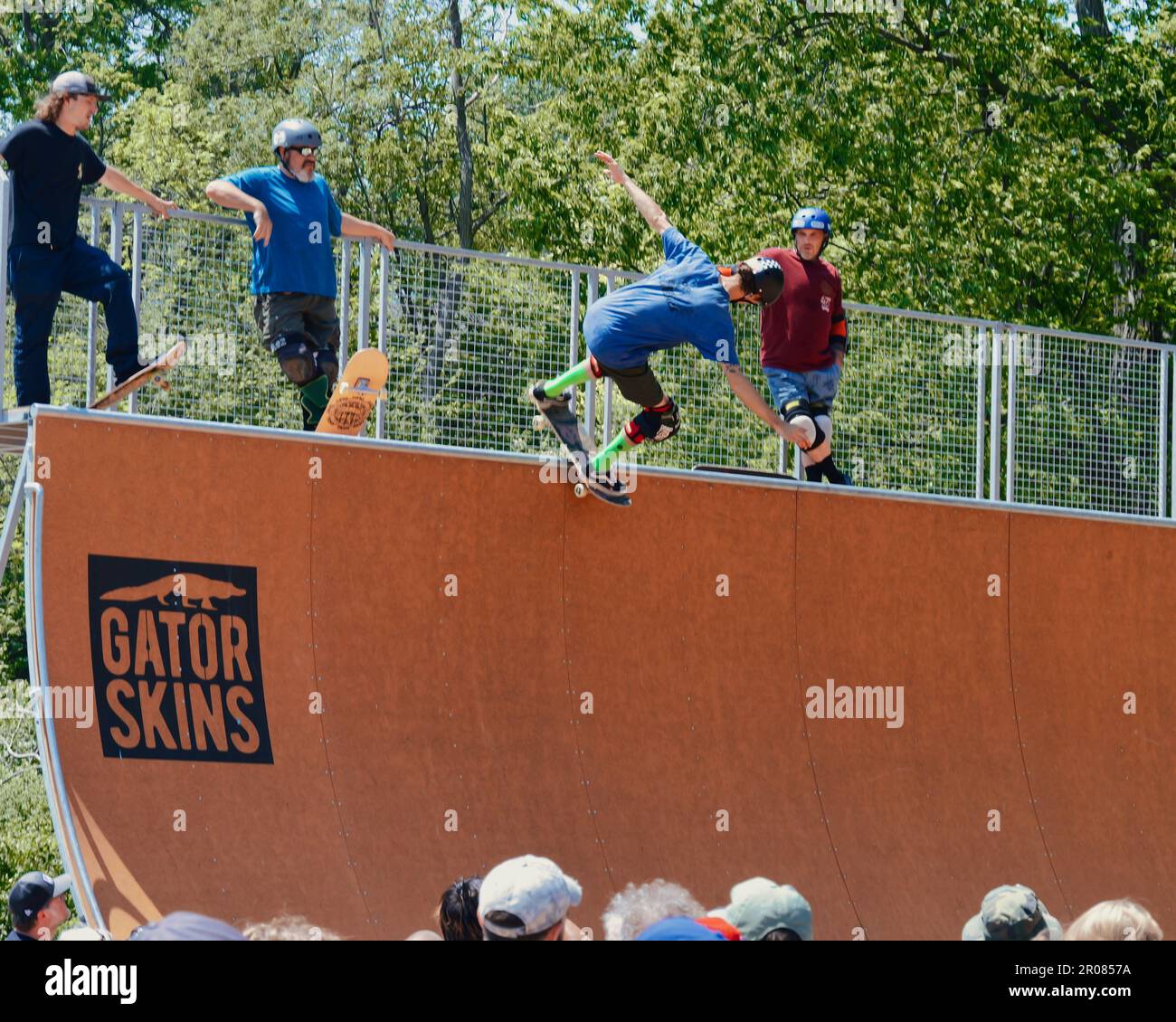Lawrence, Kansas - May 6, 2023: Corey Lawrence Memorial Vert Ramp ...