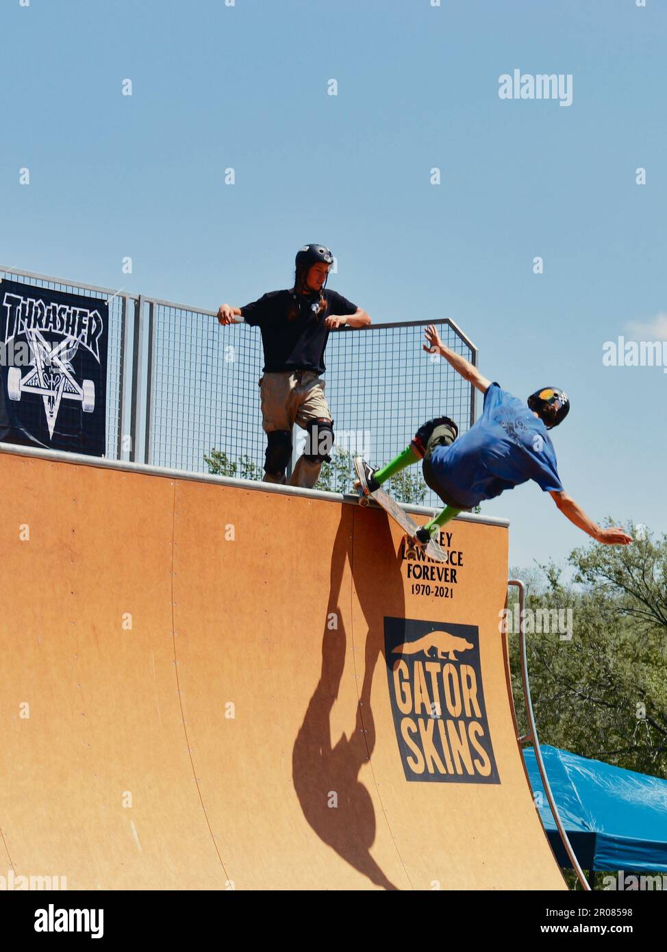 Lawrence, Kansas - May 6, 2023: Corey Lawrence Memorial Vert Ramp ...