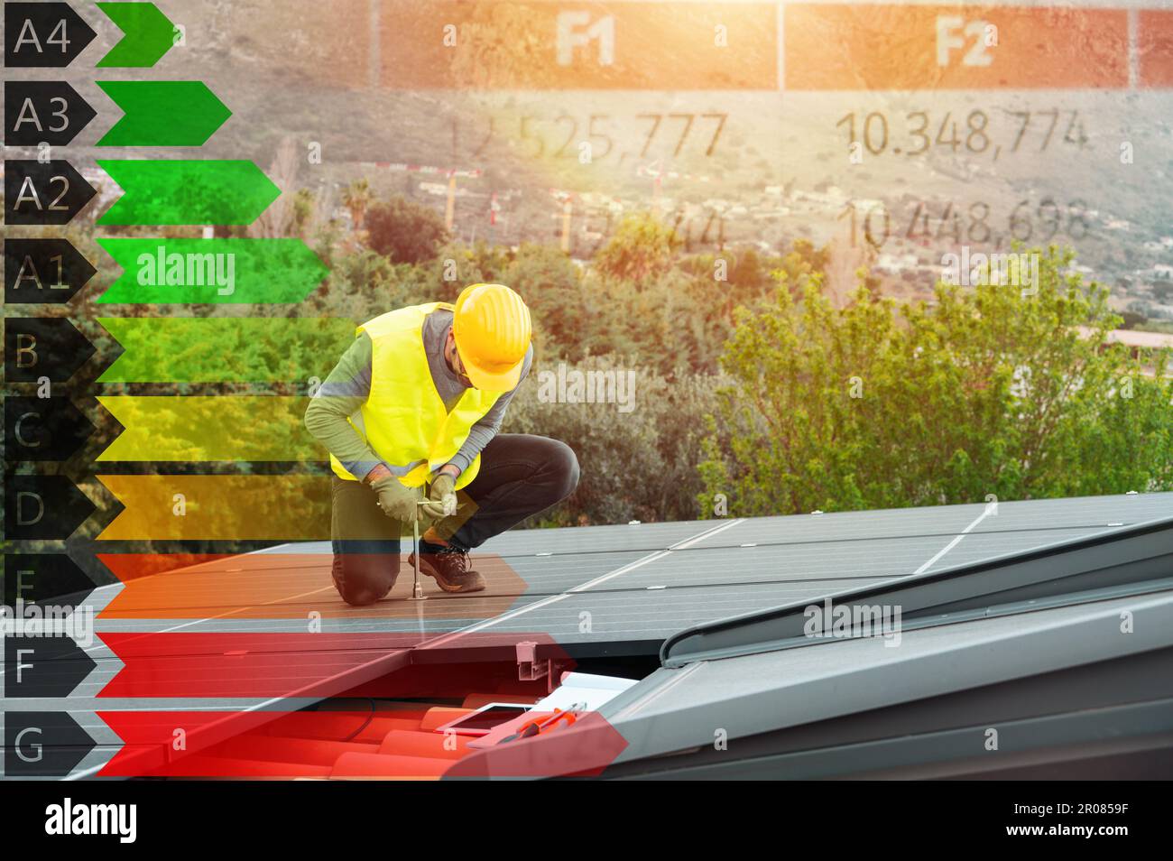 Energy efficiency rating system hi-res stock photography and images - Alamy