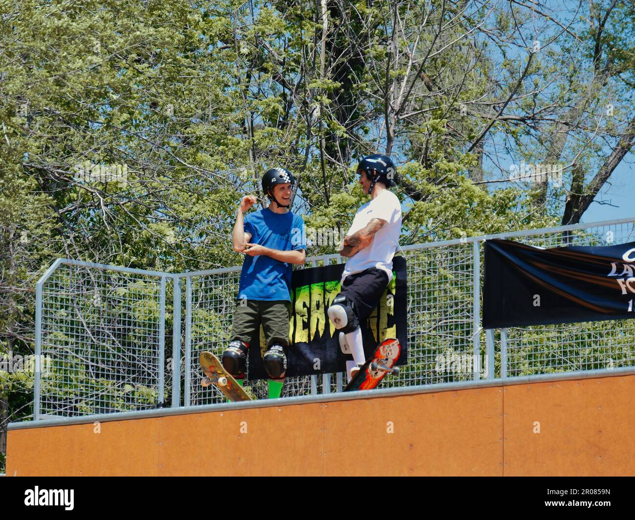 Lawrence, Kansas - May 6, 2023: Corey Lawrence Memorial Vert Ramp ...