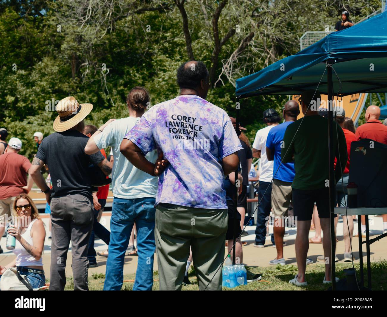 Lawrence, Kansas - May 6, 2023: Corey Lawrence Memorial Vert Ramp ...