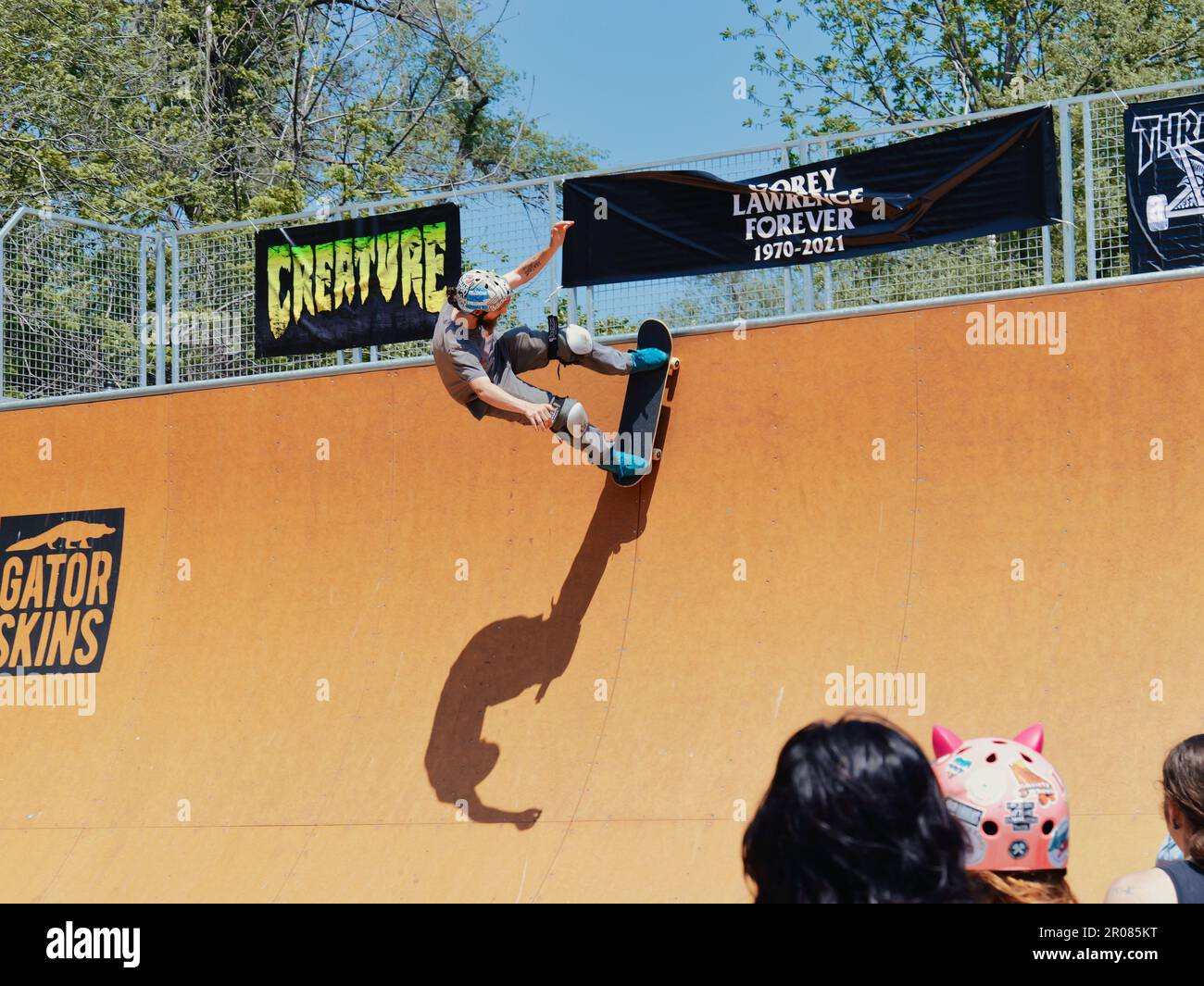 Lawrence, Kansas - May 6, 2023: Corey Lawrence Memorial Vert Ramp ...
