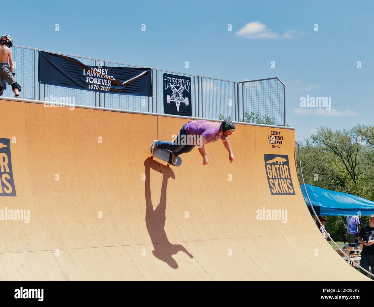 Lawrence, Kansas - May 6, 2023: Corey Lawrence Memorial Vert Ramp ...