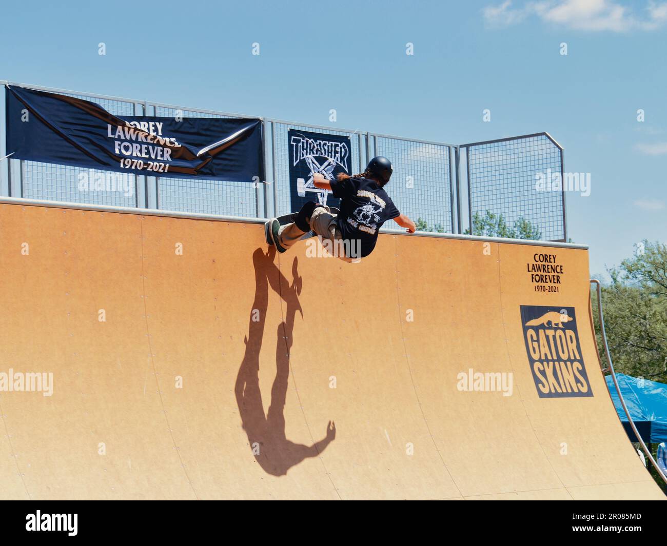 Lawrence, Kansas - May 6, 2023: Corey Lawrence Memorial Vert Ramp ...