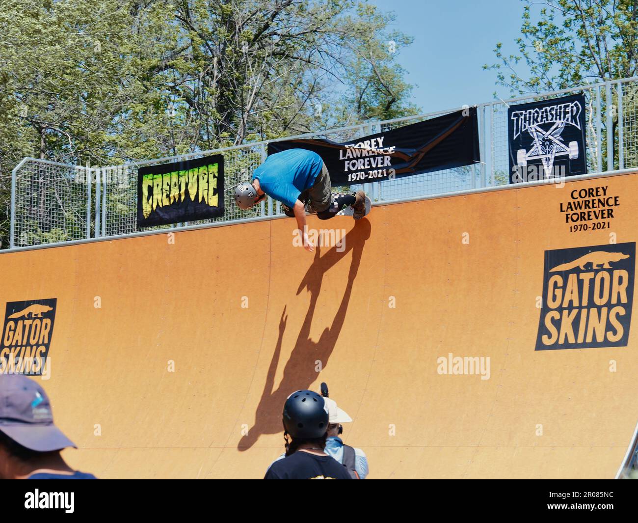 Lawrence, Kansas - May 6, 2023: Corey Lawrence Memorial Vert Ramp ...