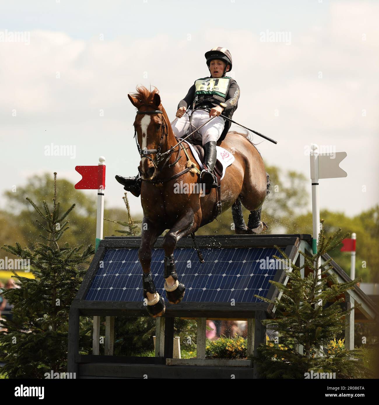 Badminton, UK. 07th May, 2023. Tom Rowland riding Possible Mission ...