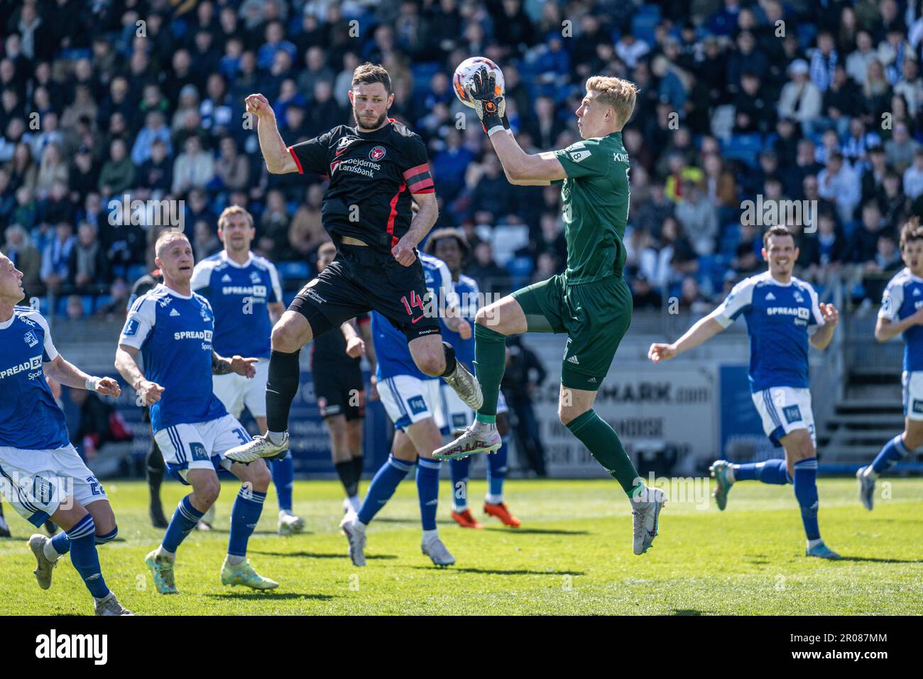 Lyngby, Denmark. 07th May, 2023. Goalkeeper Mads Kikkenborg (16) of ...