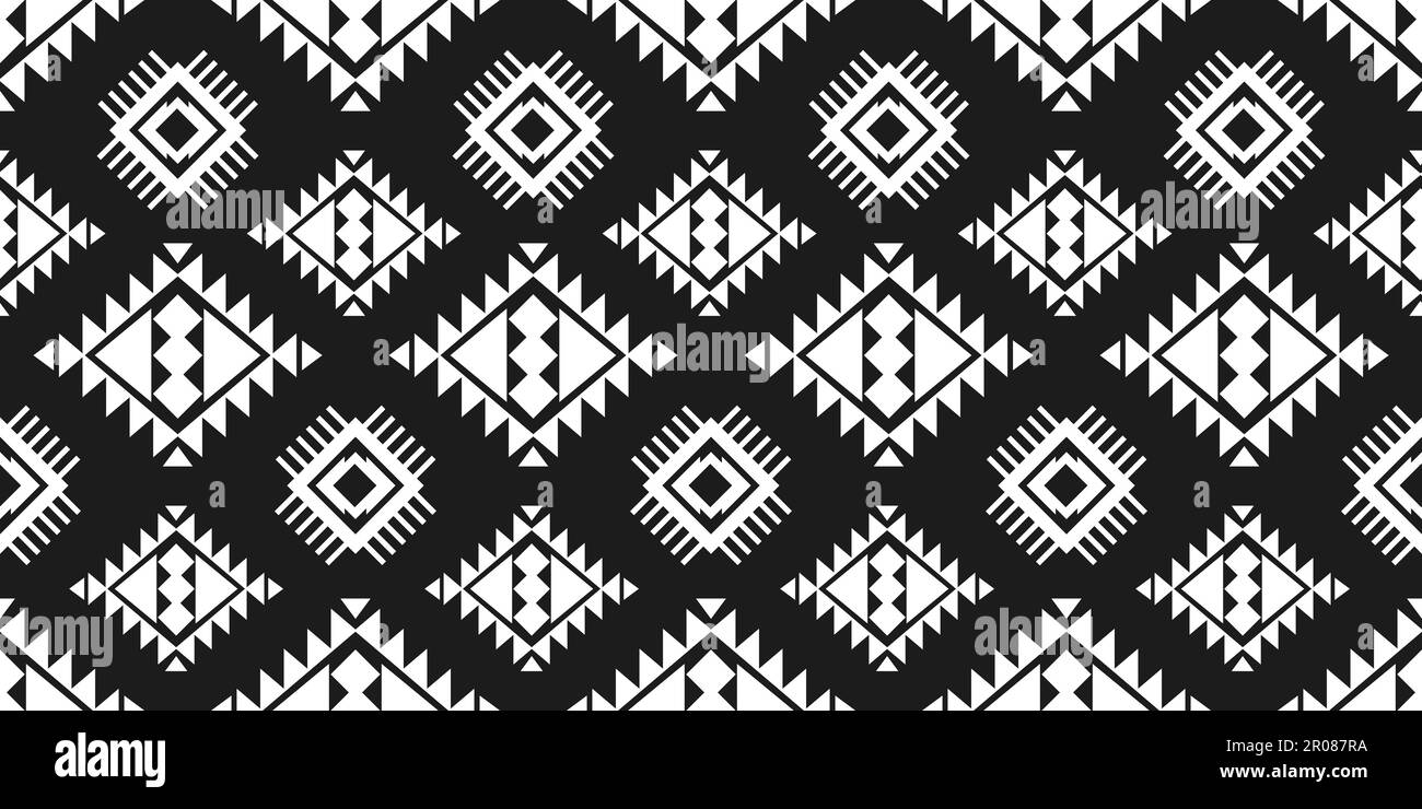 Southwestern Aztec Seamless Pattern. Navajo Print Stock Vector Image ...