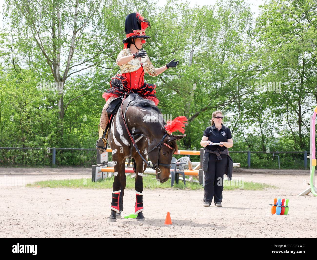 Horse event, rider Stock Photo - Alamy
