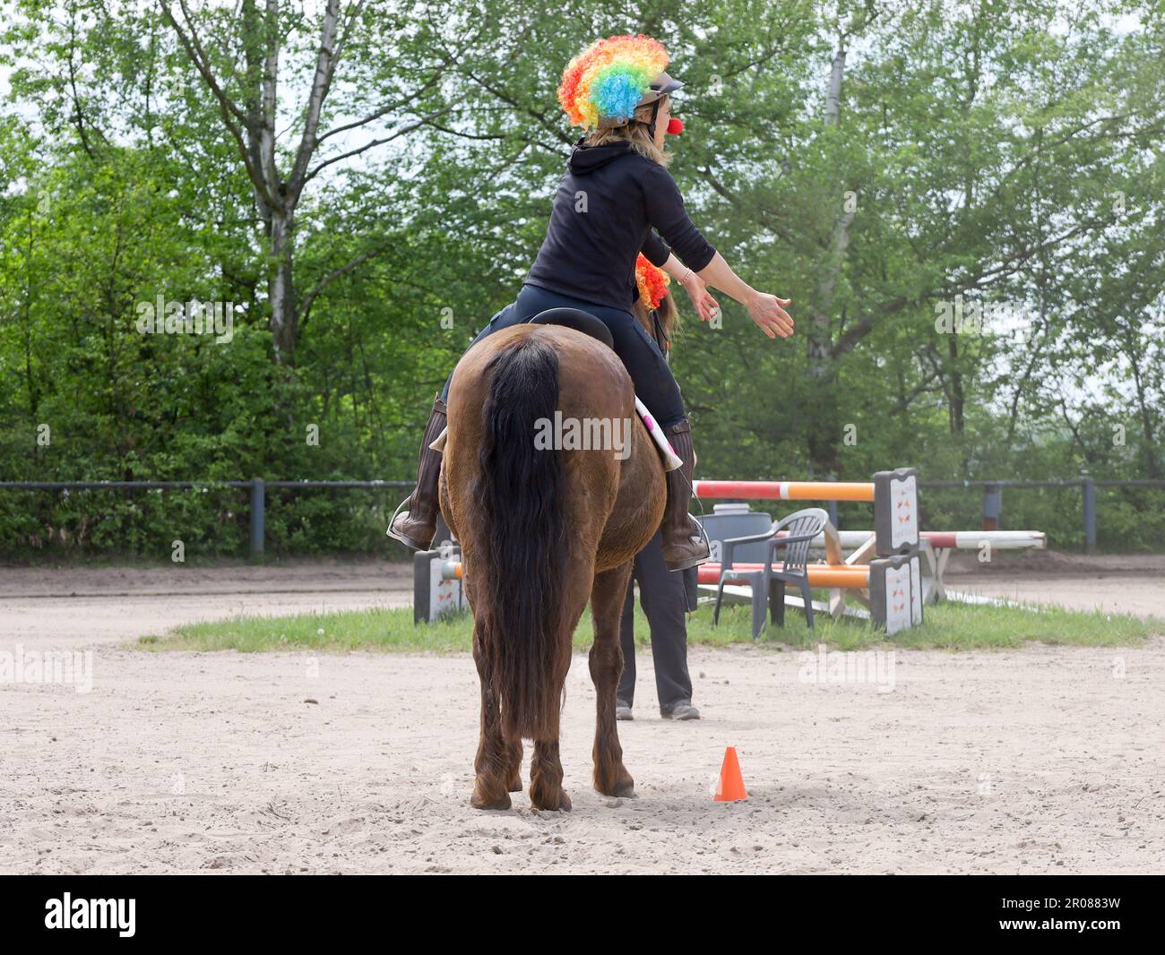 Horse event, rider Stock Photo - Alamy