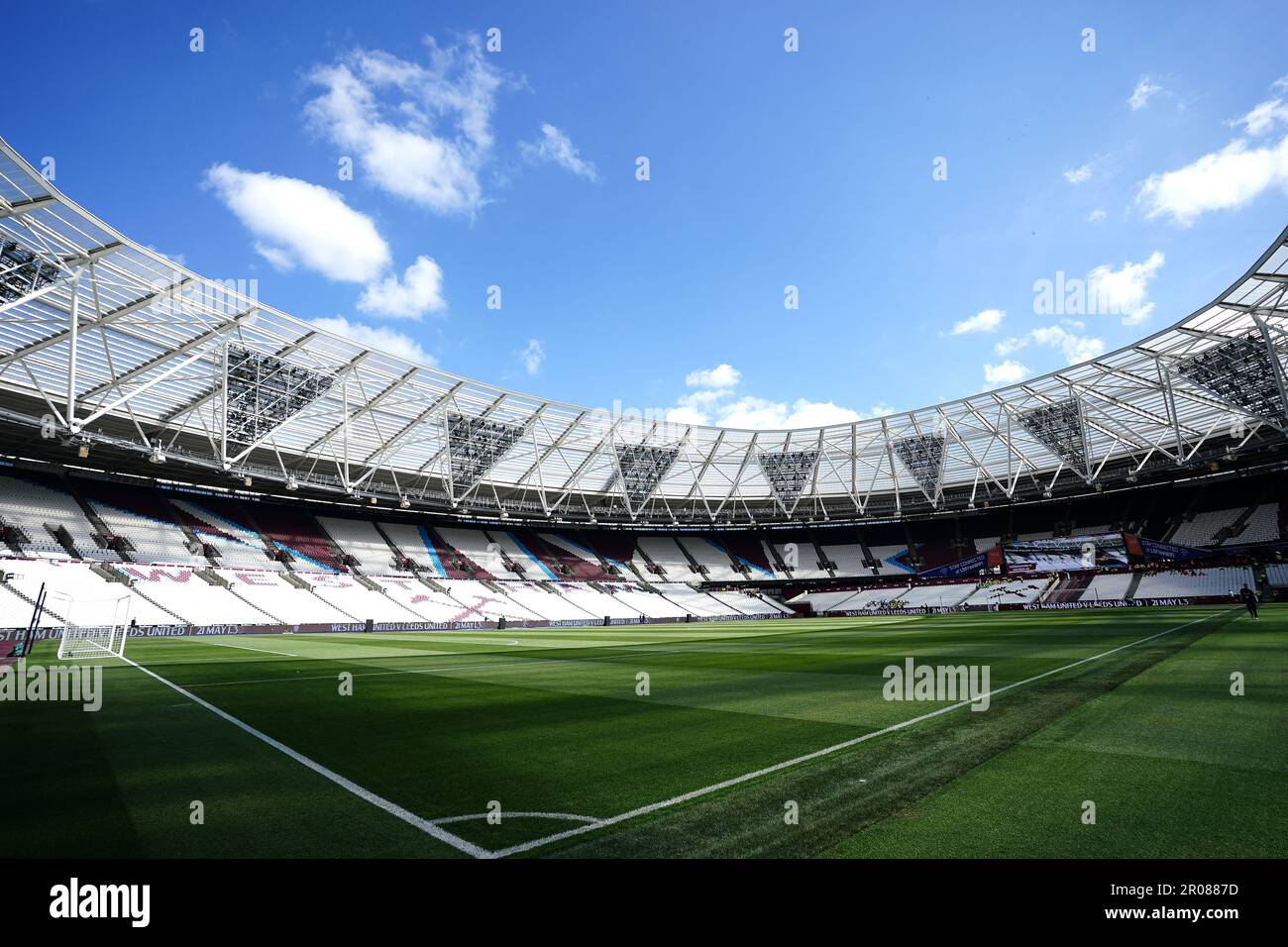 General view from inside the stadium before the Premier League match at ...