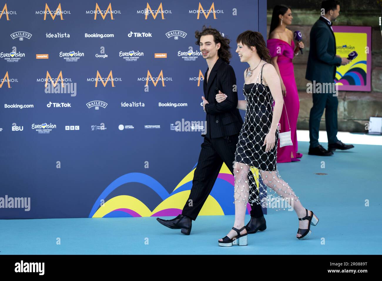 Liverpool, UK. 07th May, 2023. LIVERPOOL - Mia Nicolai and Dion Cooper ...