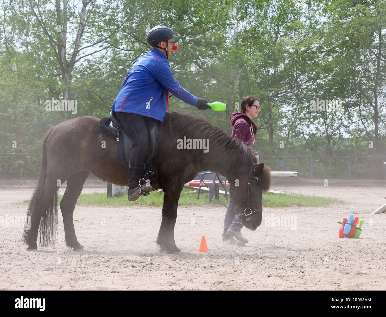 Horse event, rider Stock Photo - Alamy