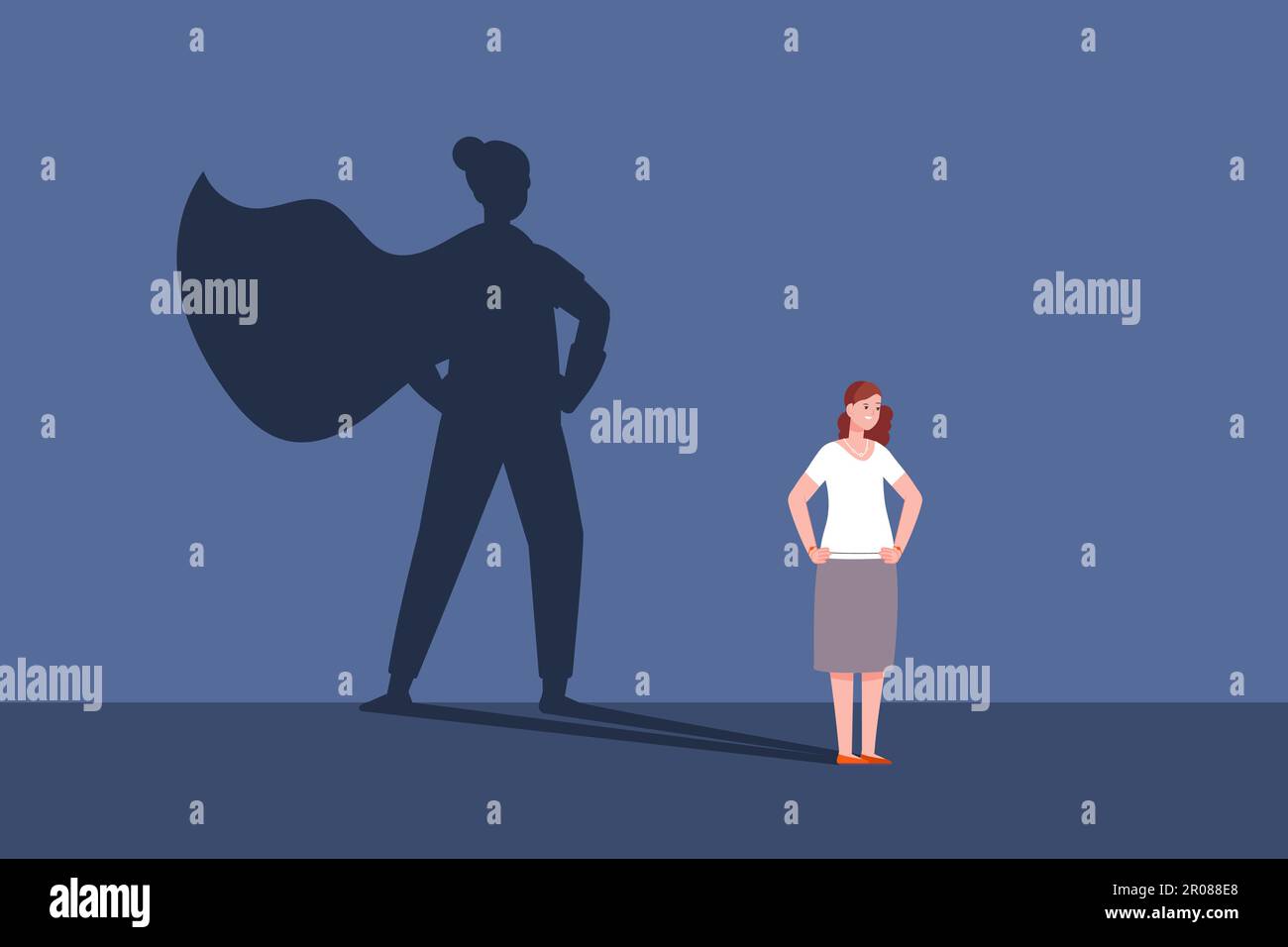 Superhero woman hi-res stock photography and images - Alamy