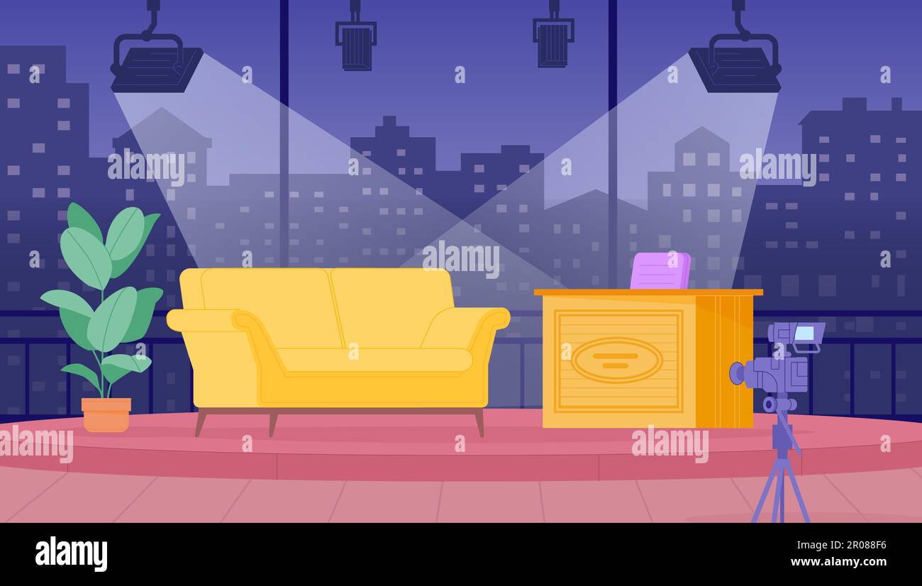 Presenter studio public Stock Vector Images - Alamy