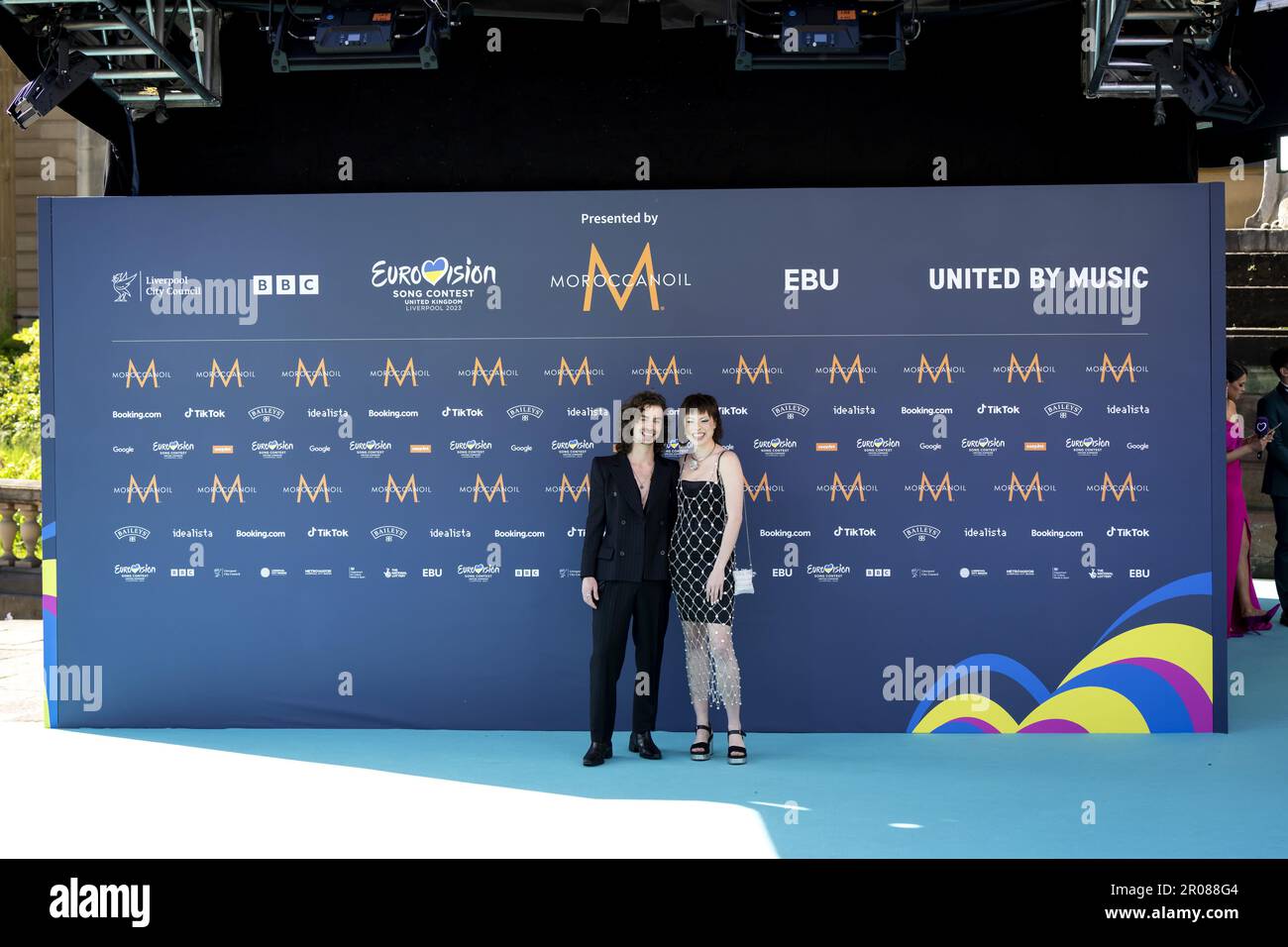 Liverpool, UK. 07th May, 2023. LIVERPOOL - Mia Nicolai and Dion Cooper ...