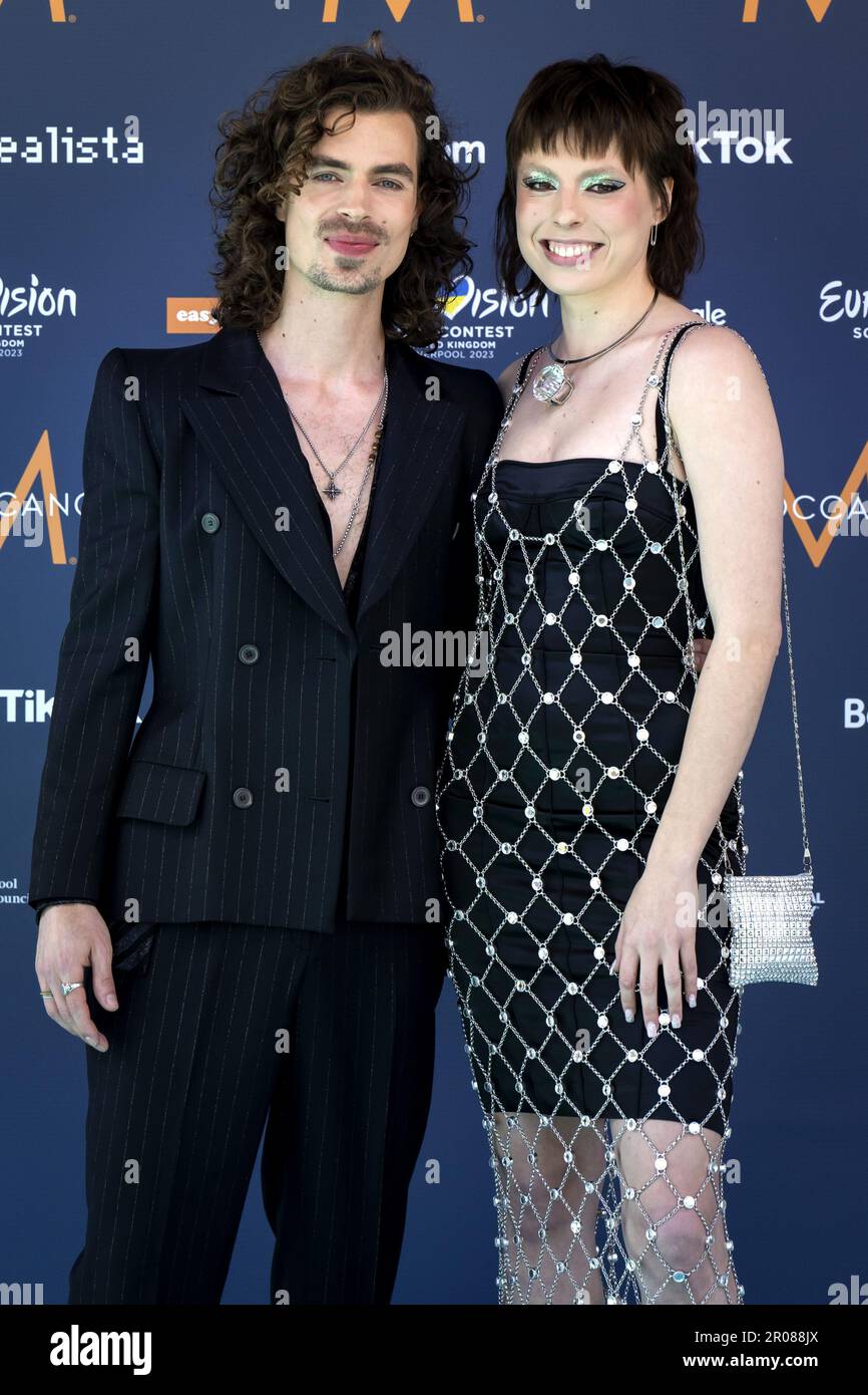 Liverpool, UK. 07th May, 2023. LIVERPOOL - Mia Nicolai and Dion Cooper ...