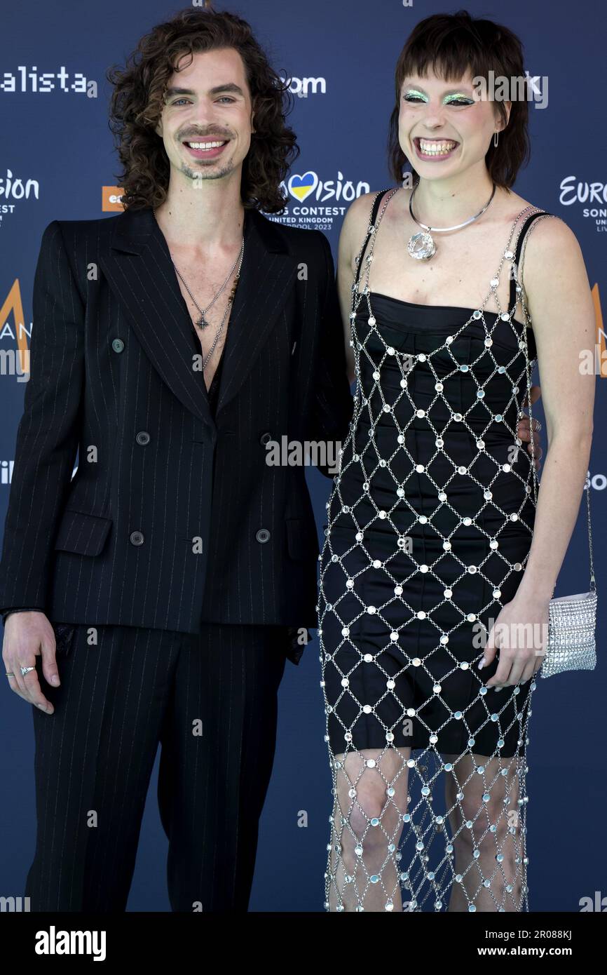 Liverpool, UK. 07th May, 2023. LIVERPOOL - Mia Nicolai and Dion Cooper ...