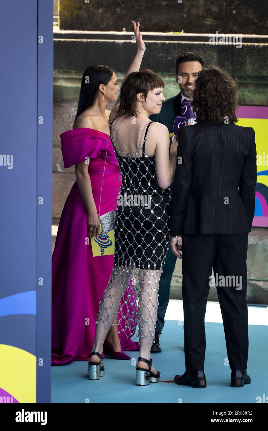 Liverpool, UK. 07th May, 2023. LIVERPOOL - Mia Nicolai and Dion Cooper ...