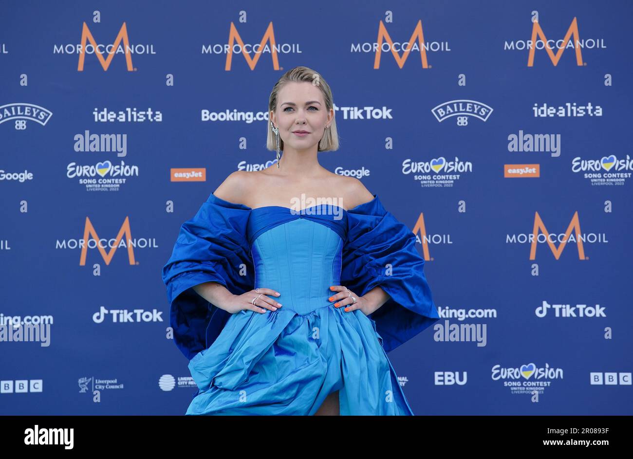 Monika Linkyte attending the National Lottery's Big Eurovision Welcome ...