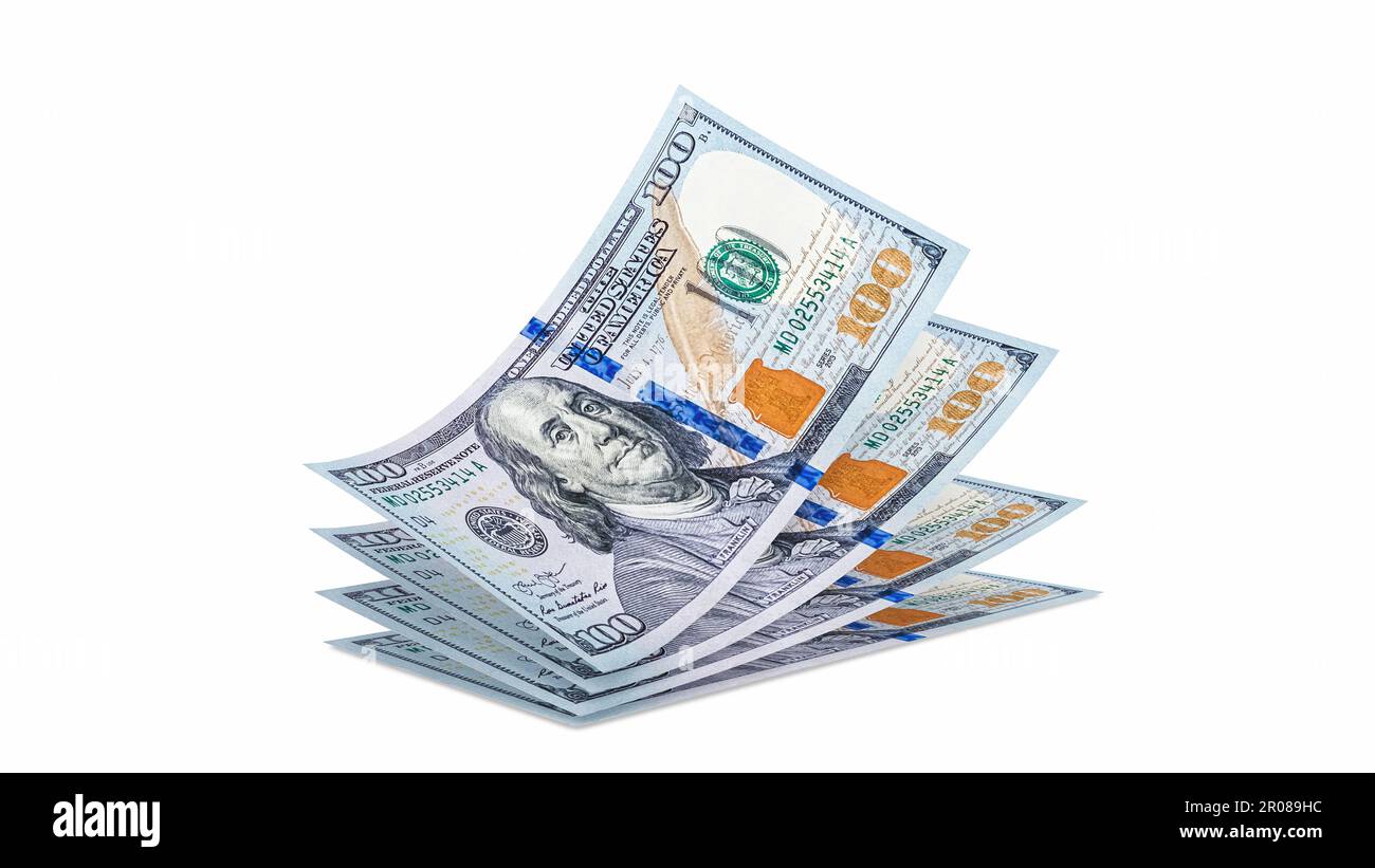 3d render paper bill Cut Out Stock Images & Pictures - Alamy