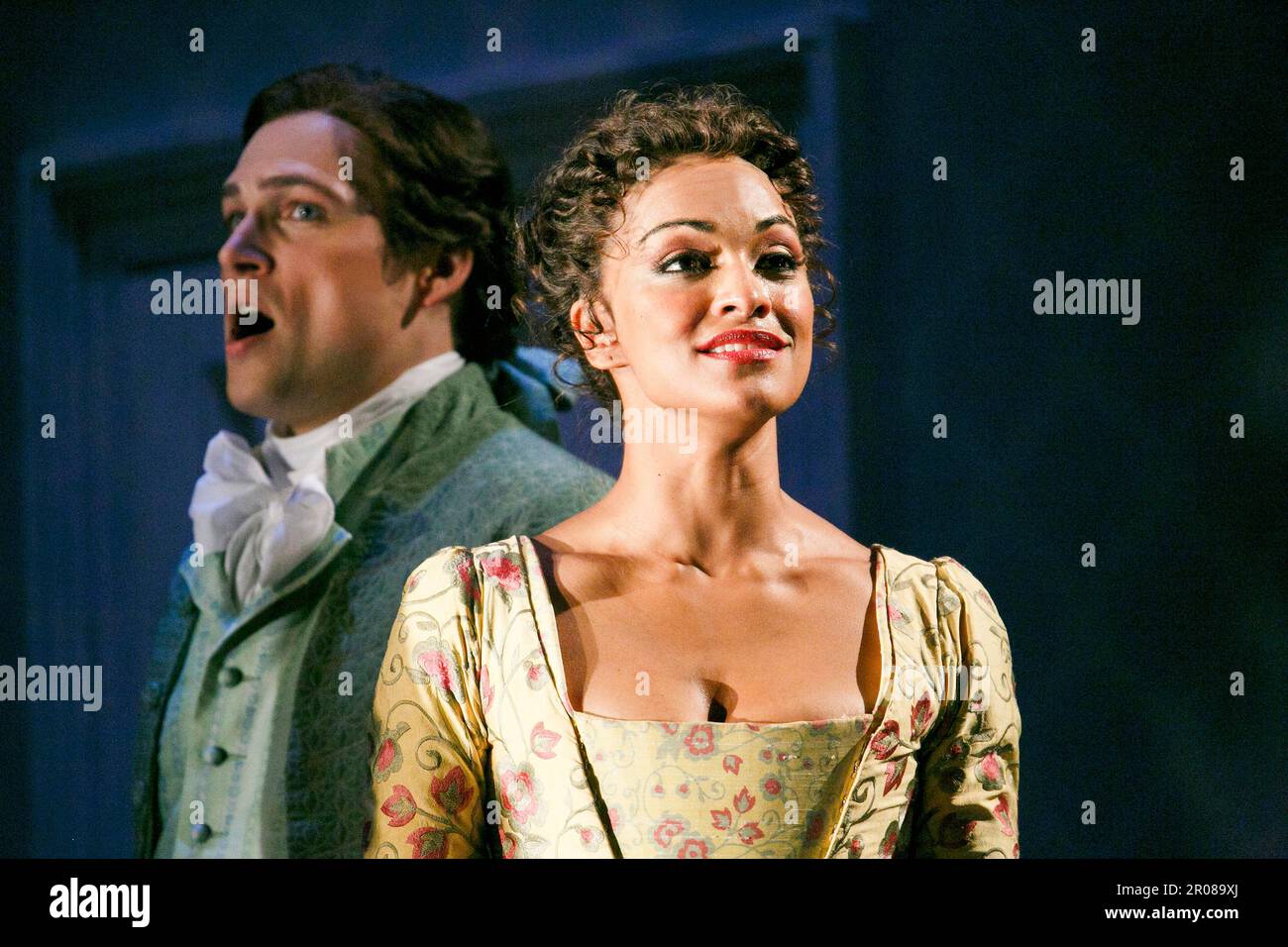 Alek Shrader (Ernesto), Danielle de Niese (Norina) in DON PASQUALE at ...