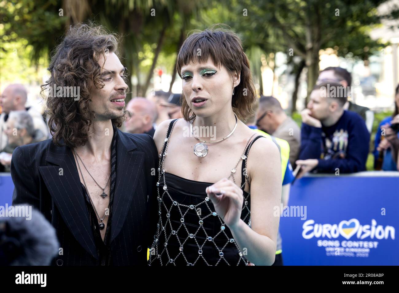 Liverpool, UK. 07th May, 2023. LIVERPOOL - Mia Nicolai and Dion Cooper ...