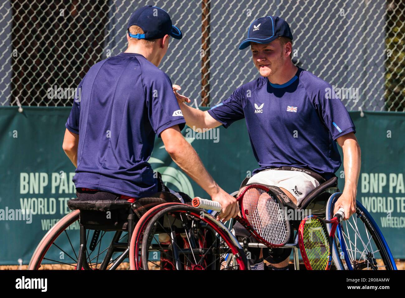 Vilamoura, Portugal, 07th May 2023. Wheelchair tennis player Ruben ...